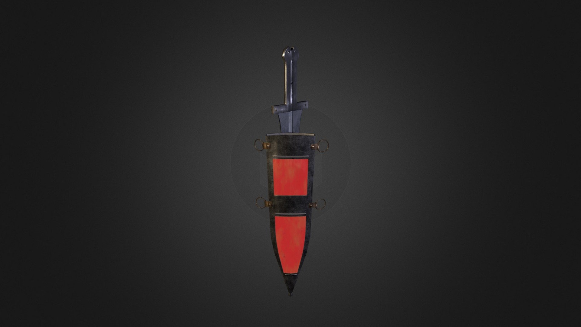 Pugio 1 - Roman Dagger - 3D model by GabroMedia [0c77a56] - Sketchfab