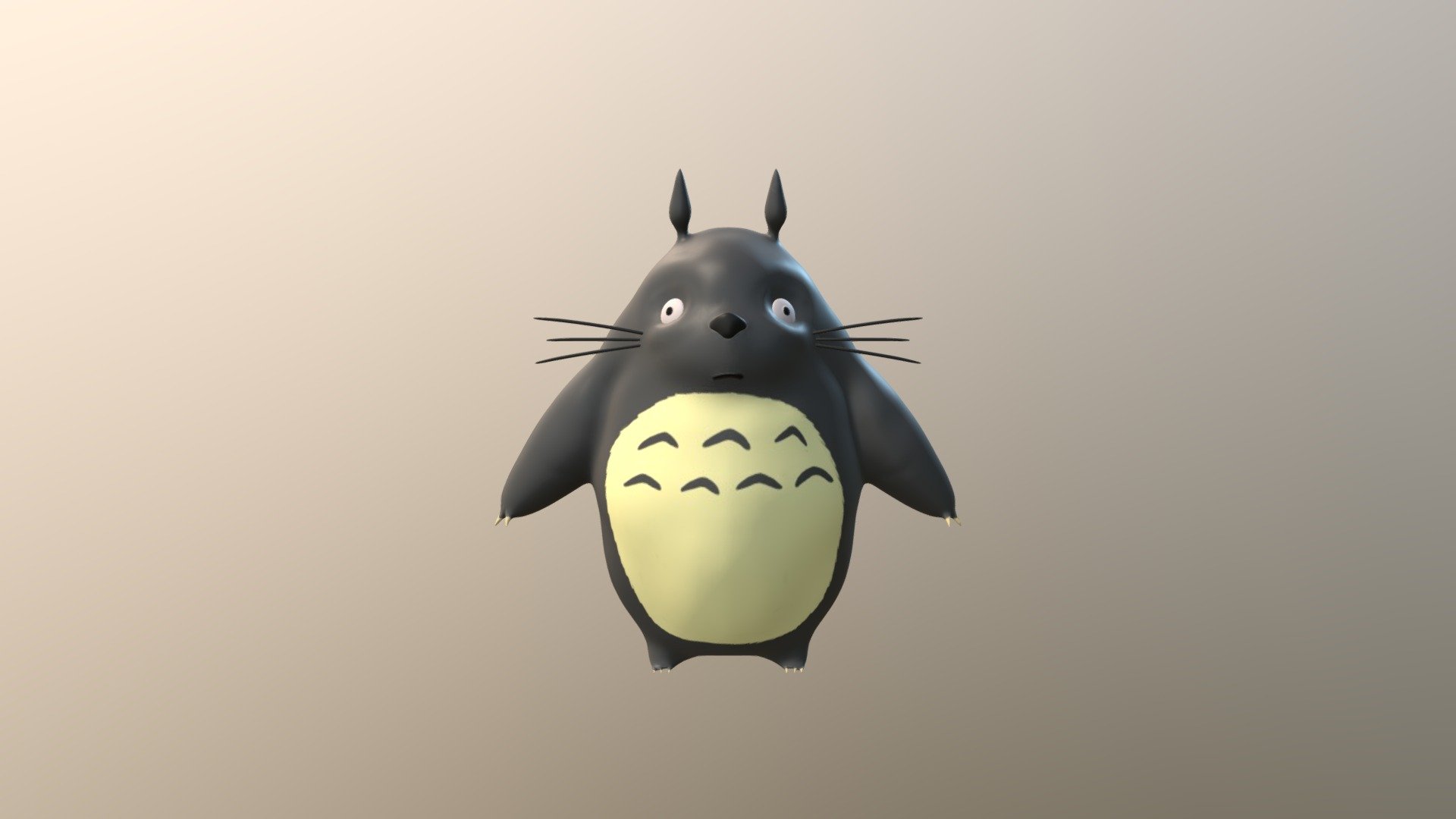 Totoro - 3D model by constanza.gonzalez [0c77d91] - Sketchfab