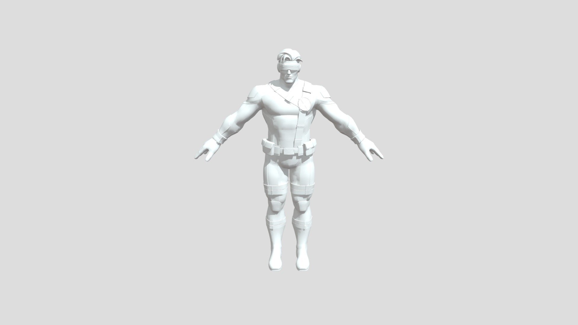 Marvel UA3 Classic Cyclops - Download Free 3D model by beauvais1217 ...