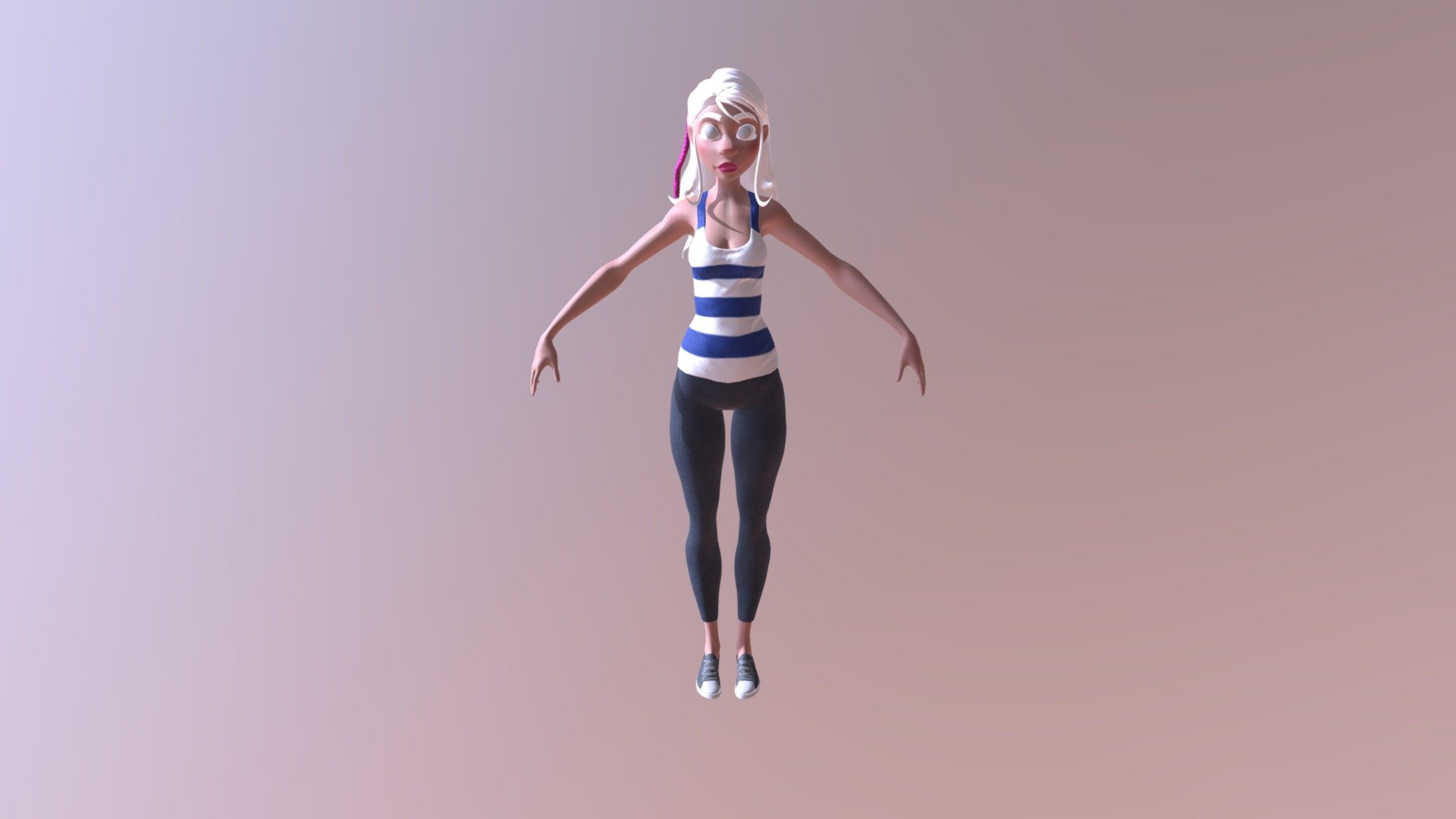 Girl Project - 3D model by LUCASERVICE [0c7a17a] - Sketchfab