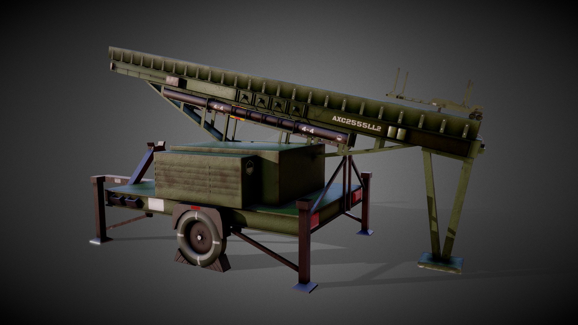 Drone Launch Catapult - 3D model by George Mawby (@GeorgeMawby ...