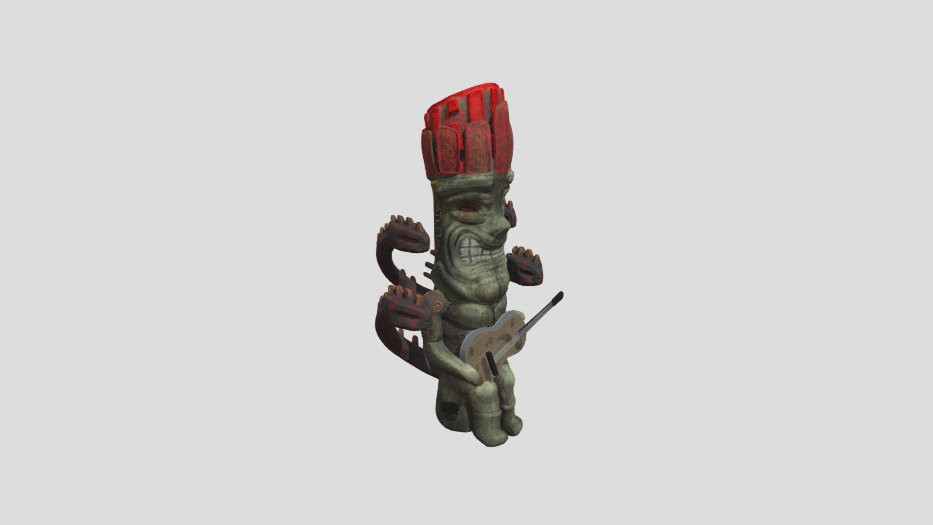 Tiki 3D Artwork - 3D model by avalls3d [0c7d8c6] - Sketchfab