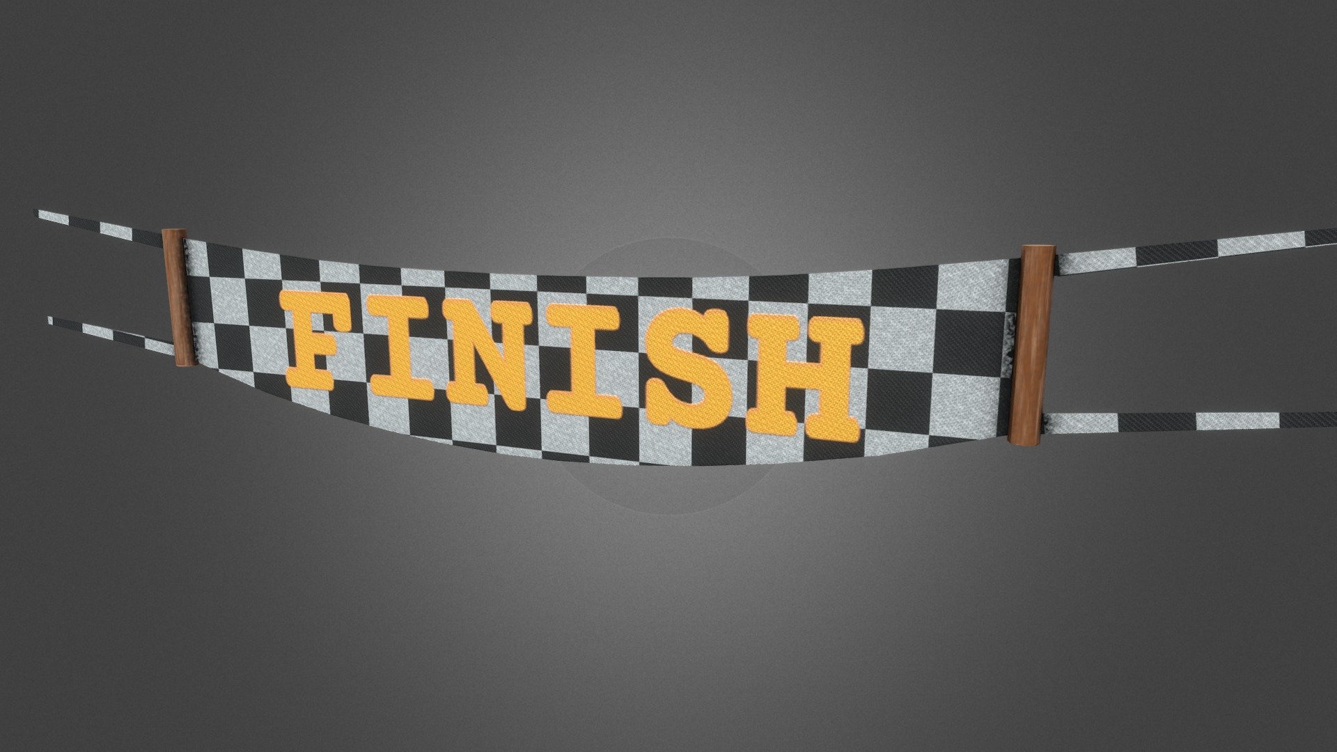 Finish Flag - 3D model by TiesG [0c7df41] - Sketchfab