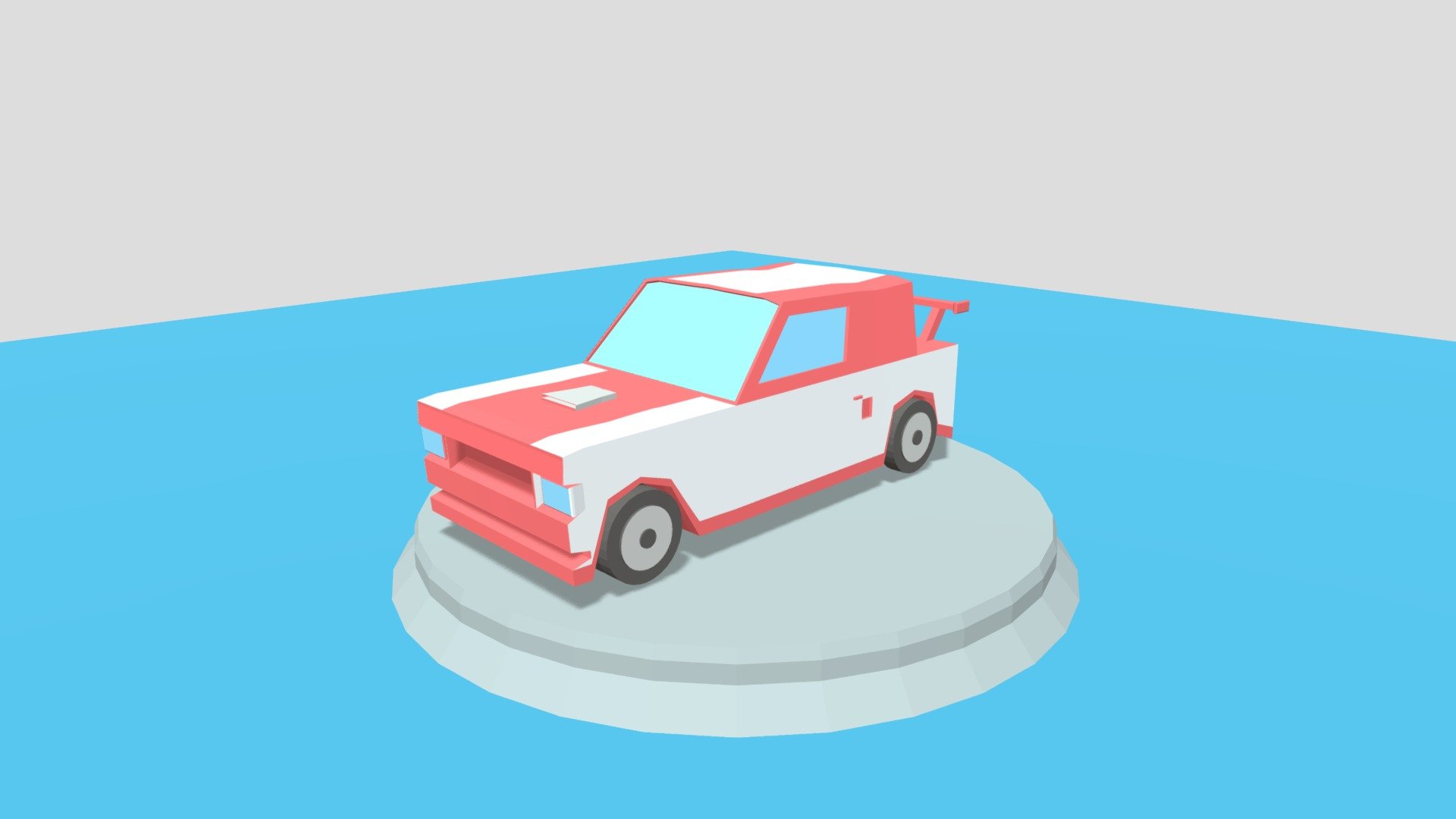 Low poly car - Cartoony - Download Free 3D model by Dean ...