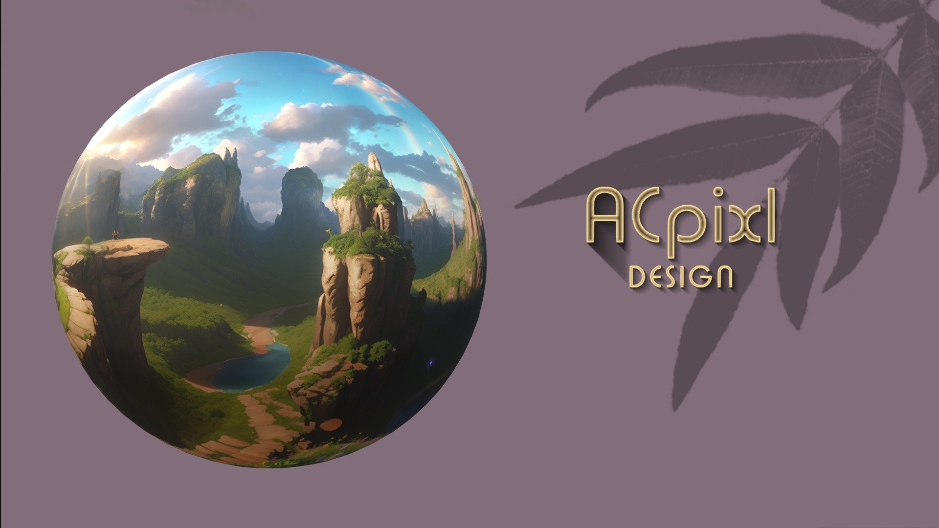 Sphere Skybox- Cascading Waterfall - Buy Royalty Free 3D model by ...