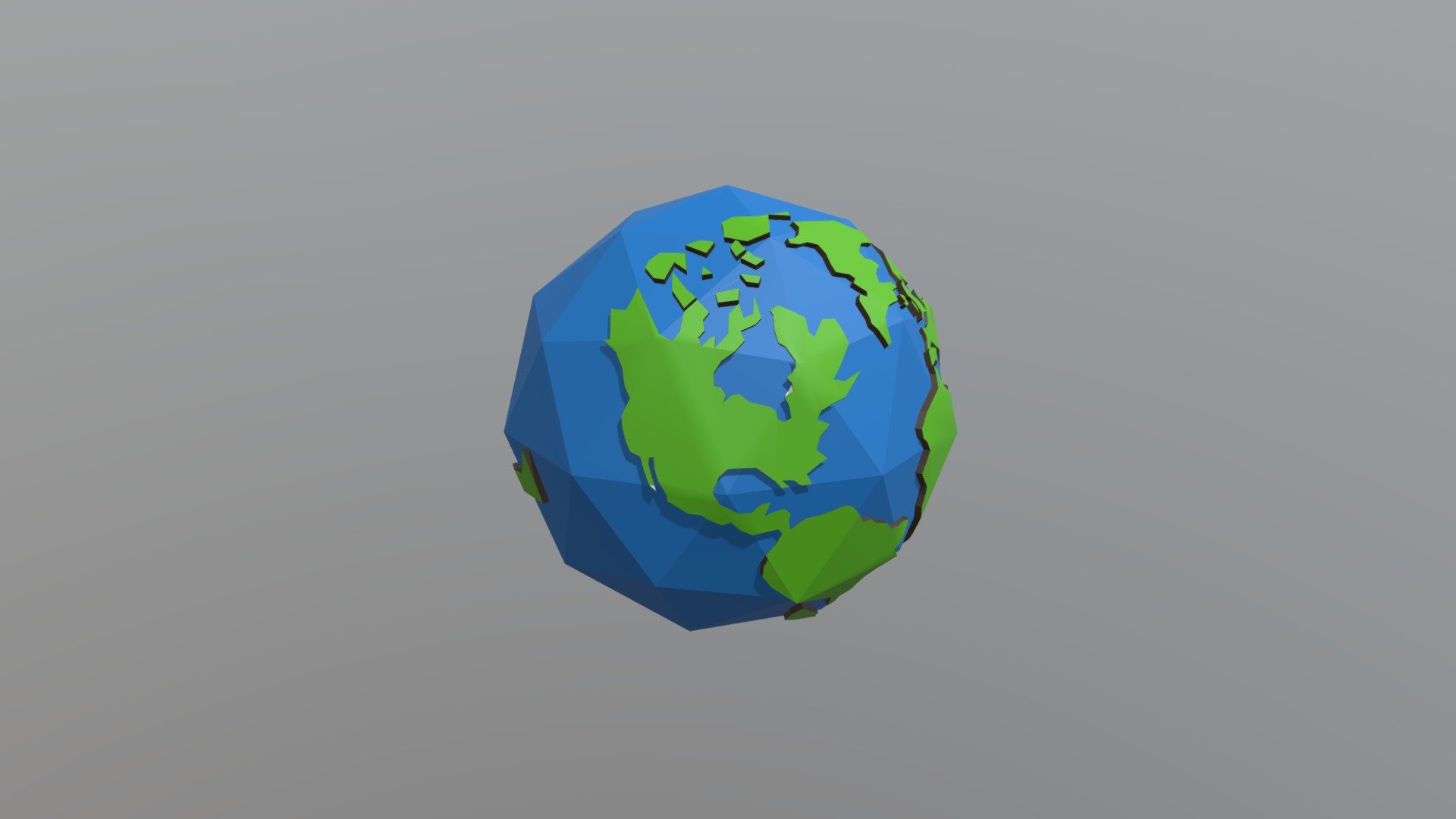 Low-Poly Earth - 3D model by lightryx [0c80048] - Sketchfab