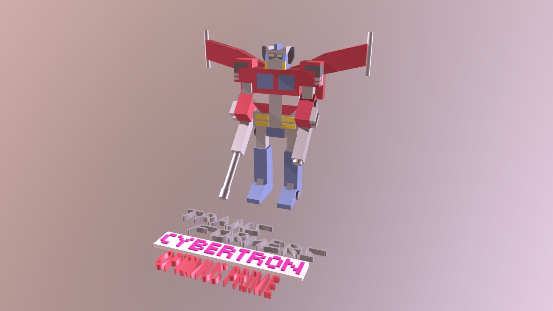 Fire and Rescue Optimus Prime by Kevin Ray - Download Free 3D model by ...