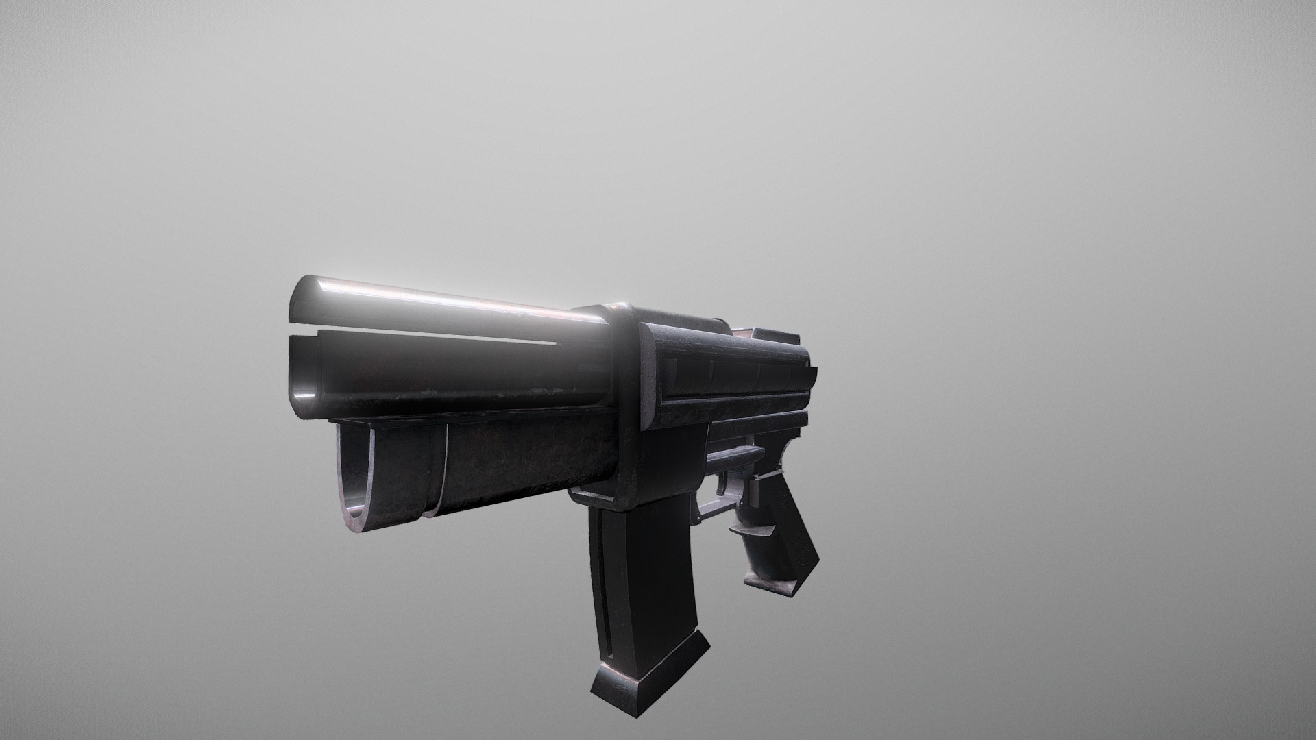 Doom 1993 box art pistol - 3D model by SonicTm2006 [0c810ce] - Sketchfab