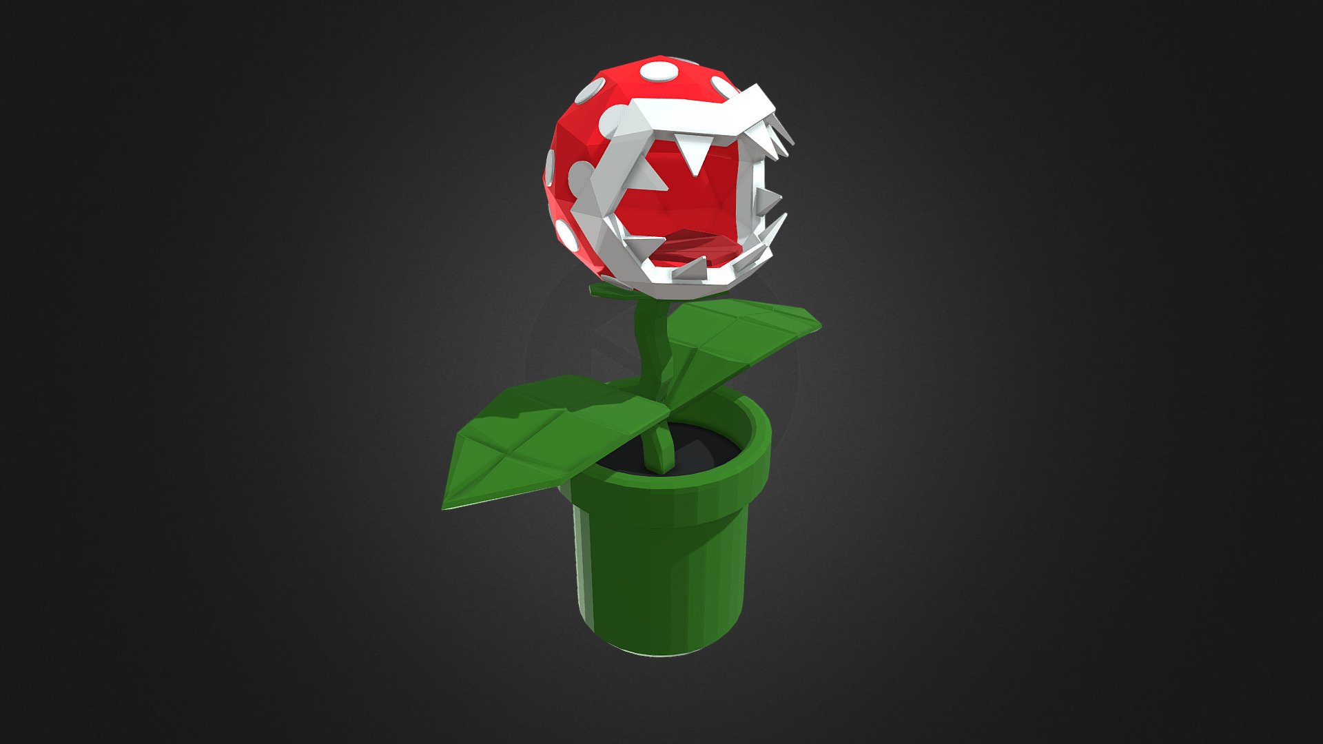 Mario Piranha Plant - Download Free 3D model by Daniel.Riches [0c81bce ...