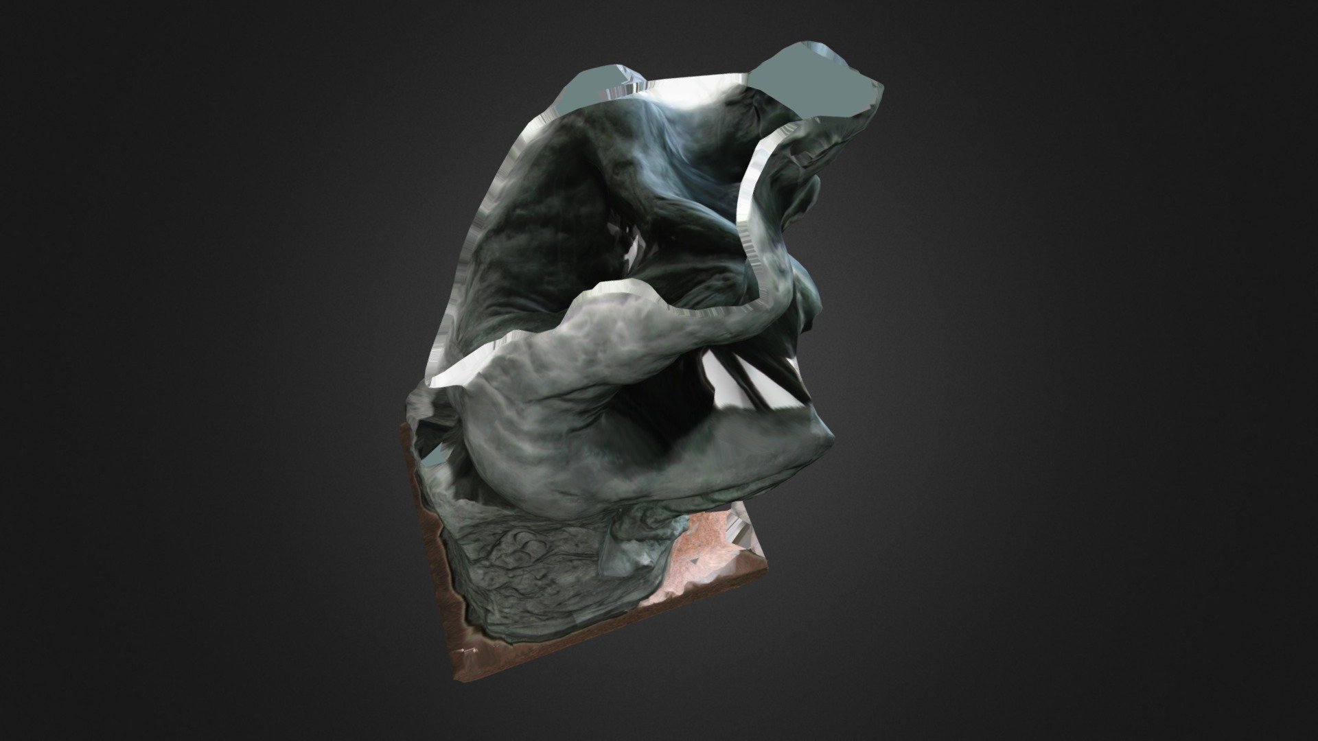 Rodin Le Thinker - 3D model by Dumenieu Alain (@dumenieu) [0c8208a ...