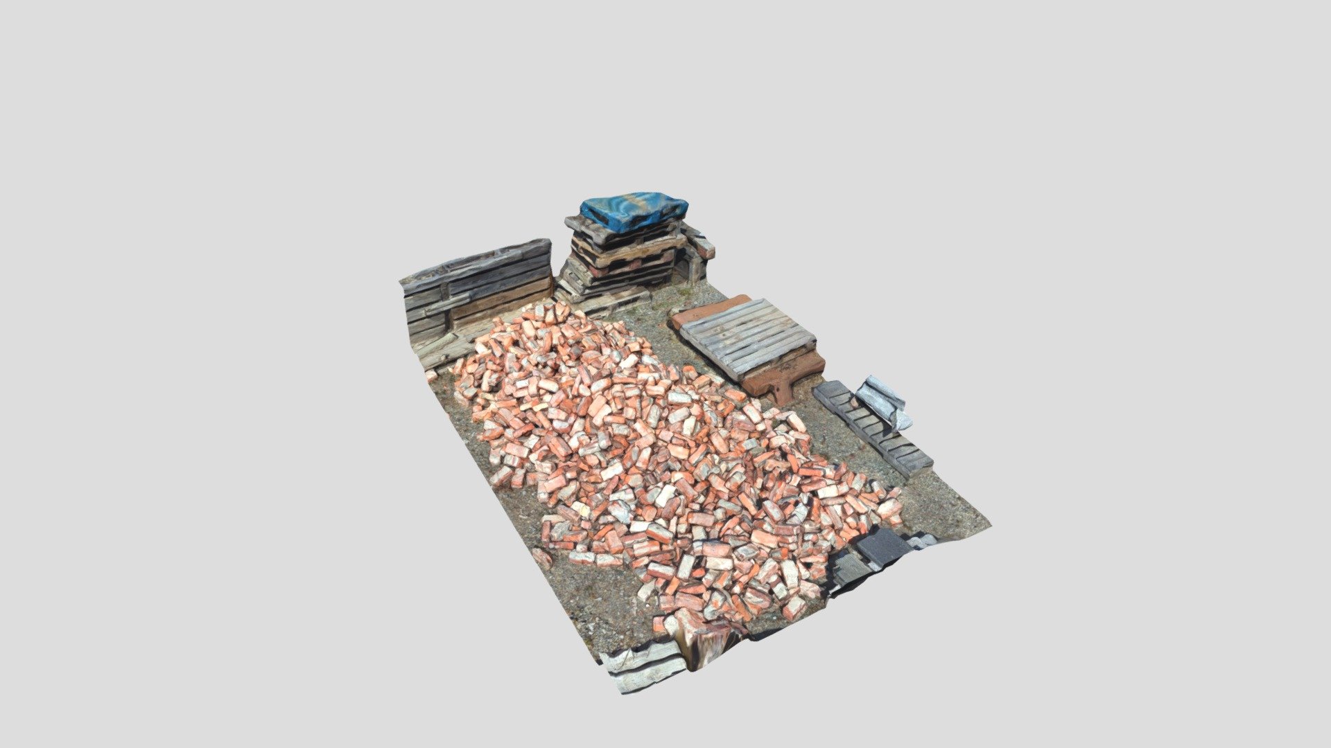 Ton of Bricks - Download Free 3D model by hijinx (@danshahin) [0c82521 ...
