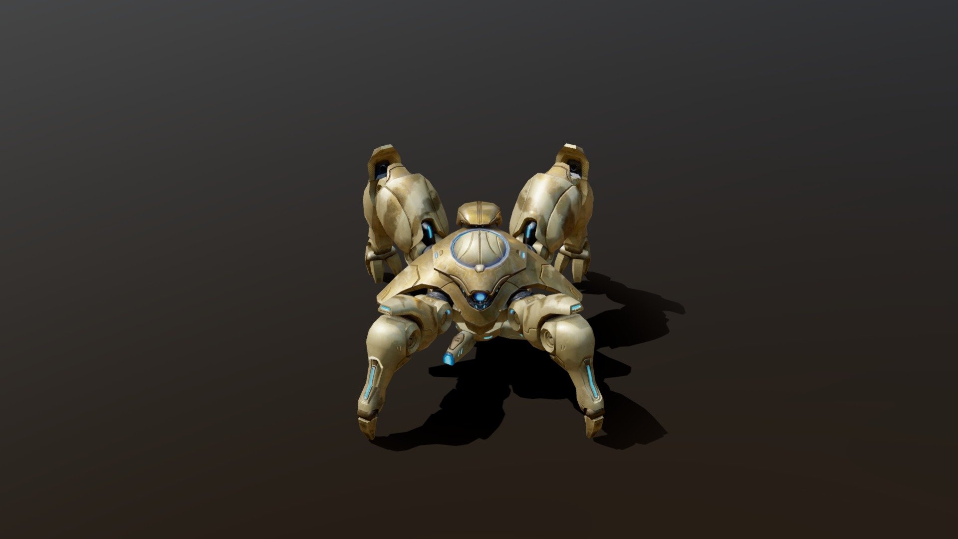 Dragoon texturing progress (with idle animation) - 3D model by Robear ...
