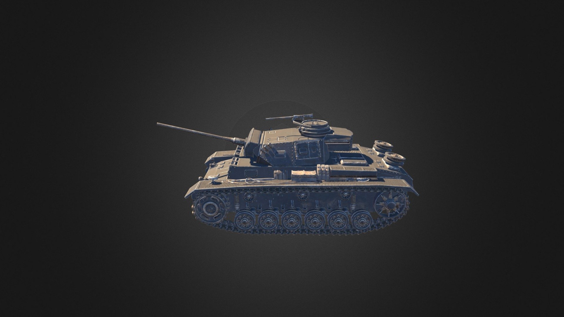 Panzer III - 3D model by EduardCortesRomero [0c83b59] - Sketchfab