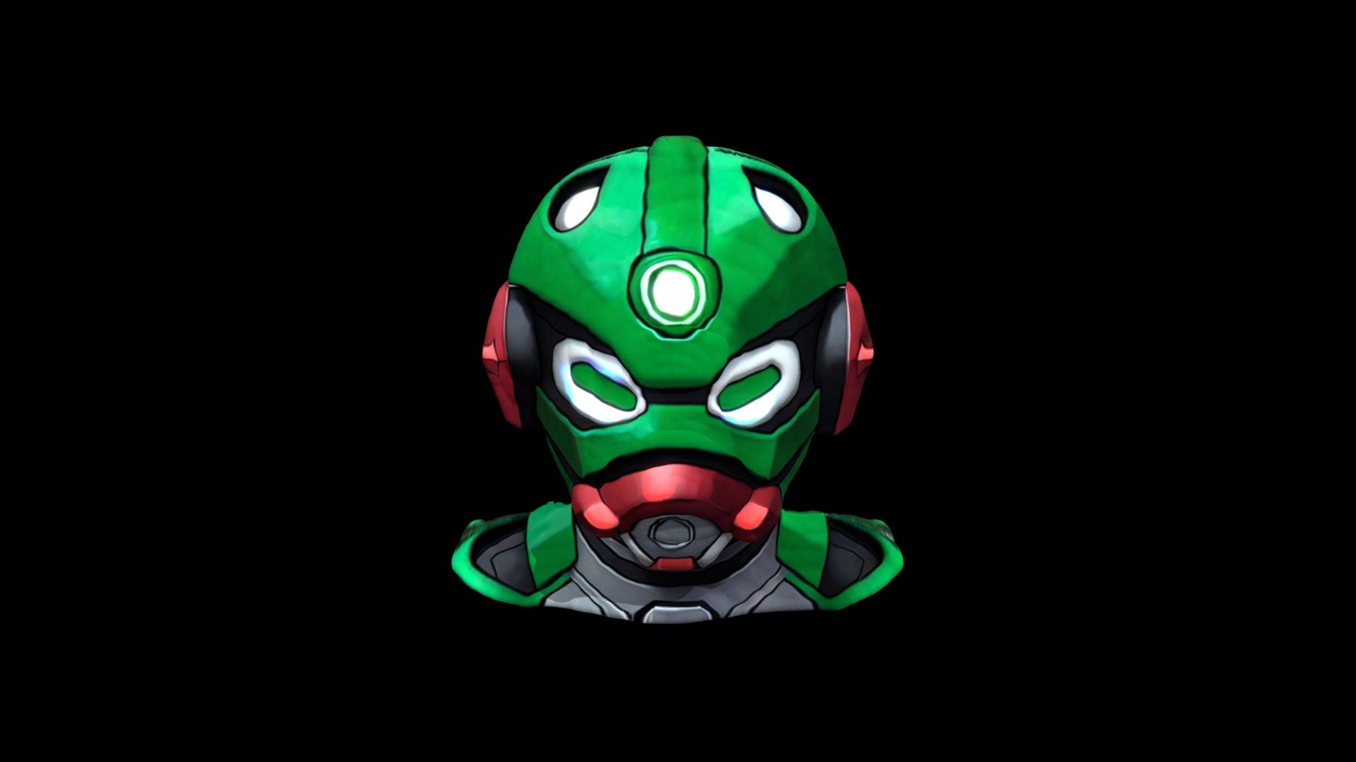 Helmet Mask Robot Cartoon 1051 - Download Free 3D model by klrxyz ...