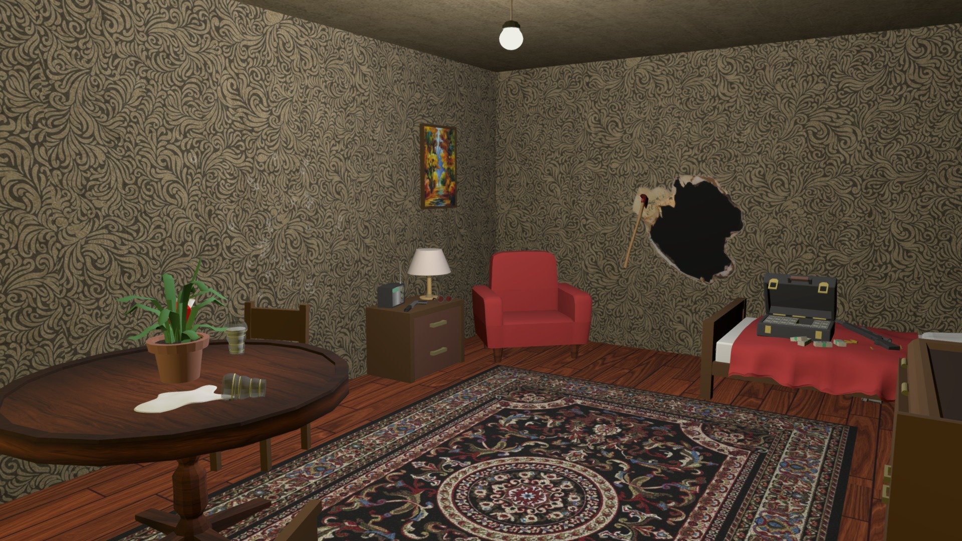 Tribute Room "Léon The Professional" - 3D model by Sang Nguyen ...