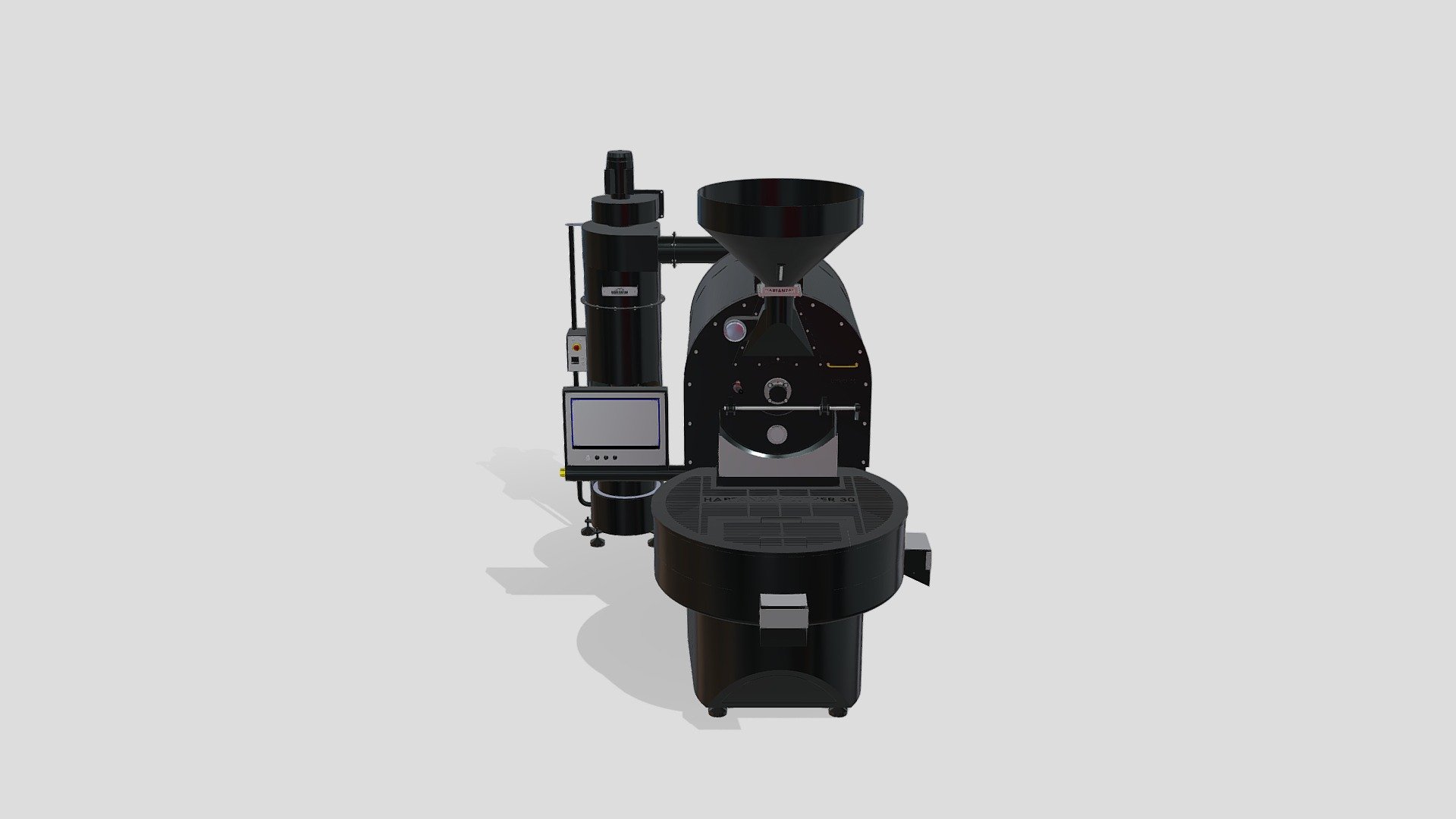 30 Kg Hartanzah Industrial Coffee Roaster - 3D model by Hartanzah ...