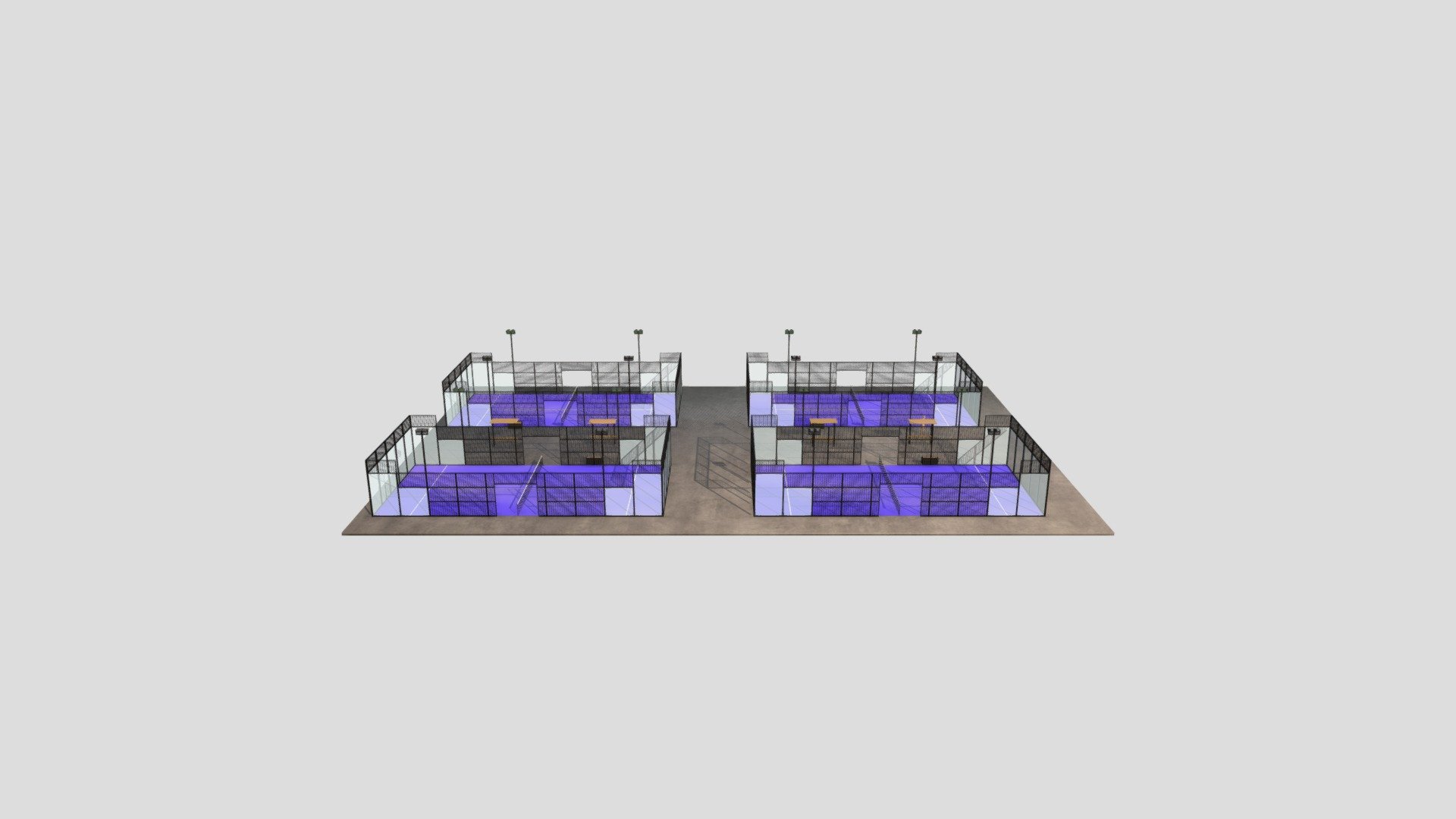Padel - Download Free 3D model by Wheaspher [0c8d634] - Sketchfab