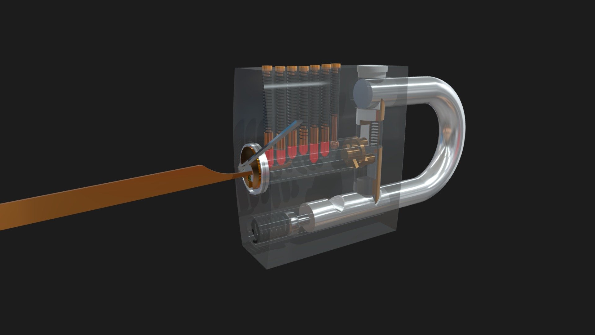 Pick-lock-2 - 3D model by AXO Studio, a Holos Company [0c8e384] - Sketchfab