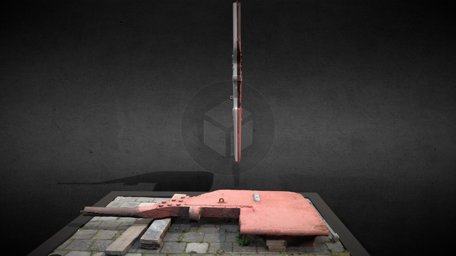 TS Queen Mary Rudder - 3D model by LesleyJohnston [0c8e581] - Sketchfab
