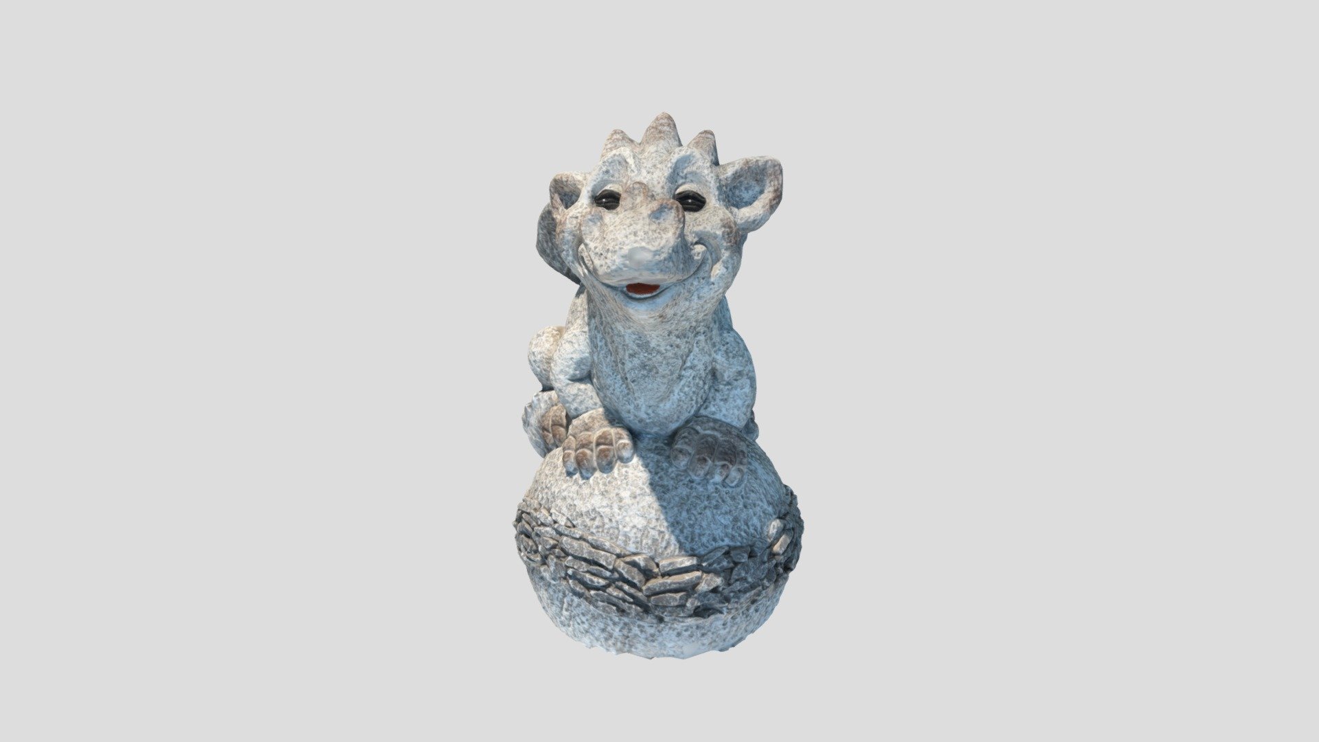 Gray Dragon - Download Free 3D model by JanickValois [0c8ea57] - Sketchfab