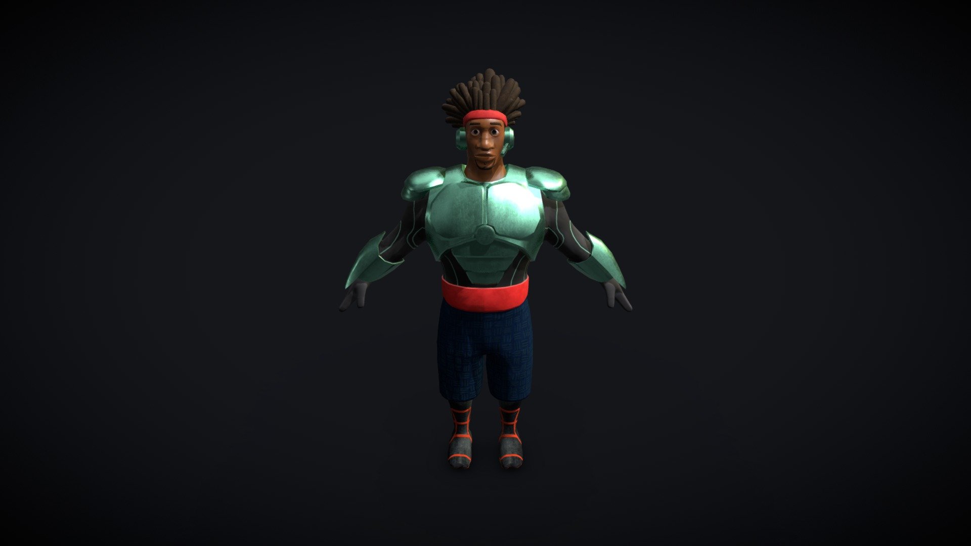Wasabi 3D Character - 3D model by joaquin.196 [0c8fcbf] - Sketchfab