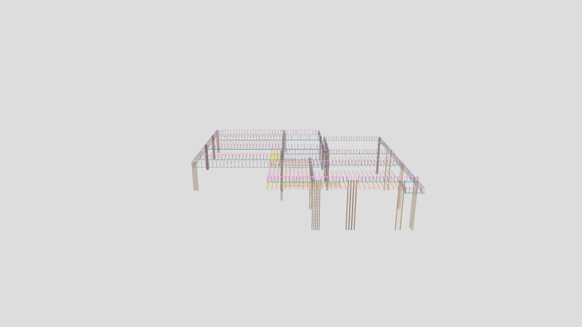 Armaduras laje 3 - Monet - 3D model by GRUPO G4 ARQUITETURA E ...