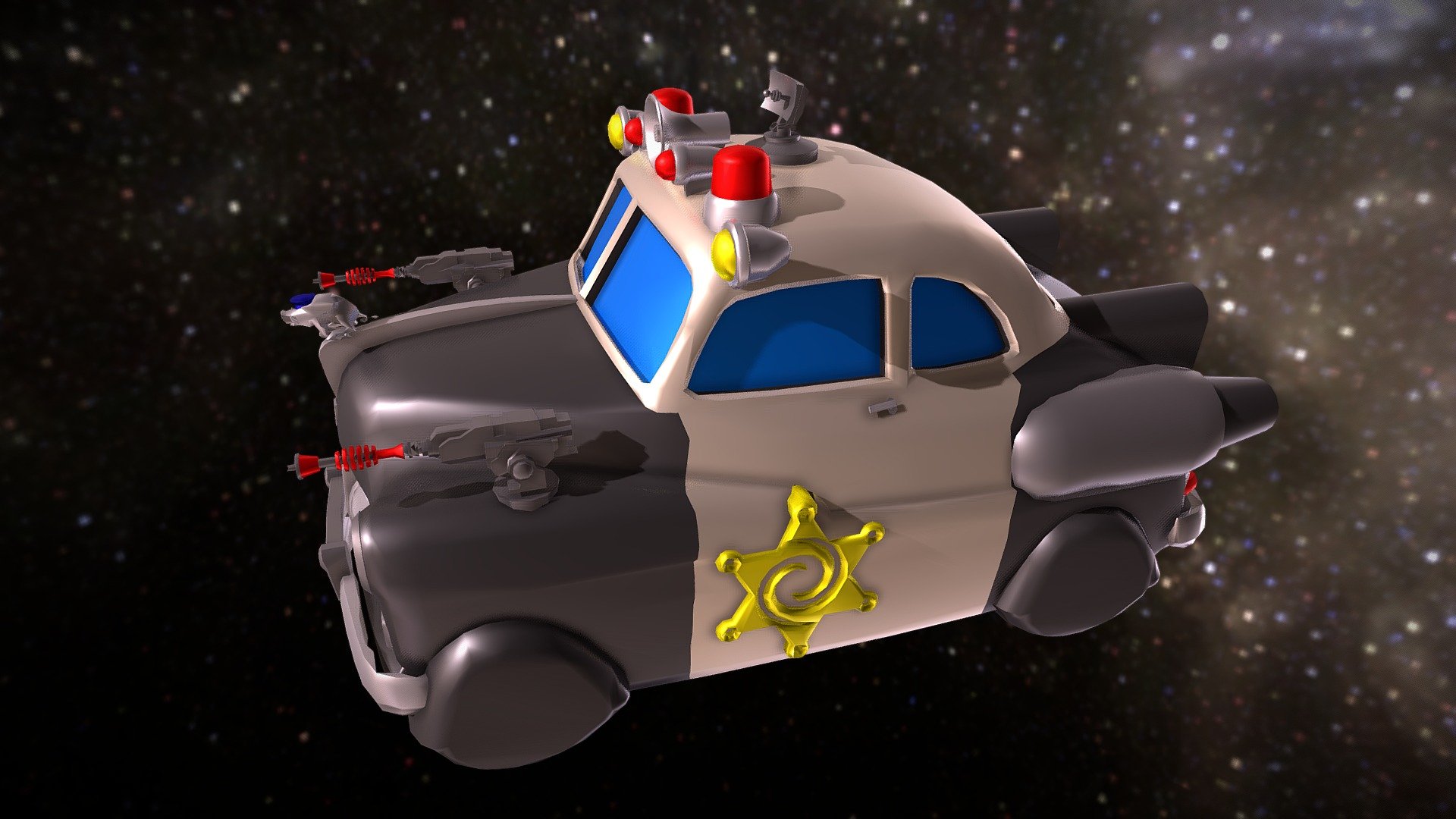 Galactic Highway Patrole - Download Free 3D model by Binkley ...