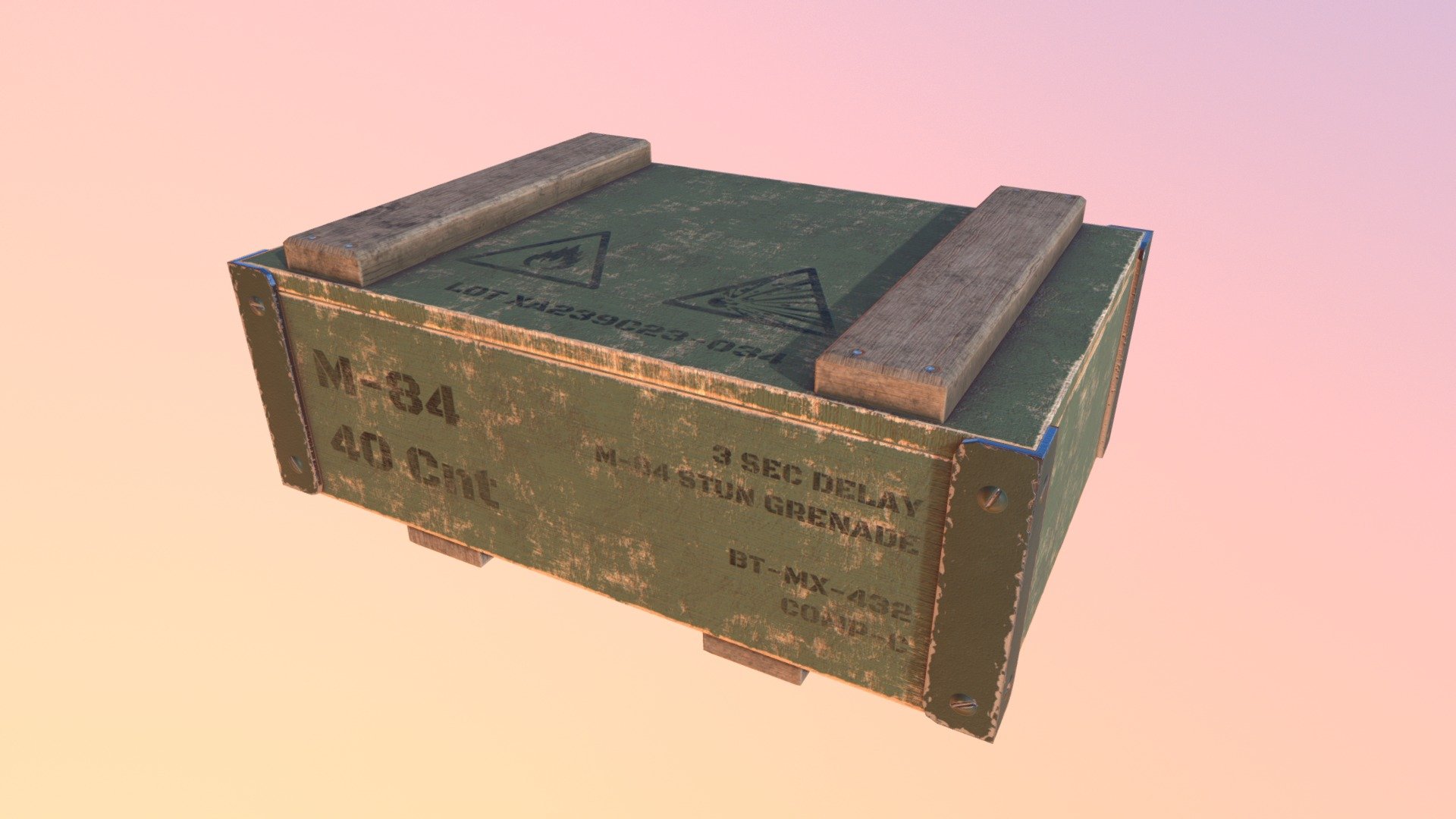 Military Grenade Box - 3D model by Nikko Miu (@nikko.miu) [0c907b3 ...