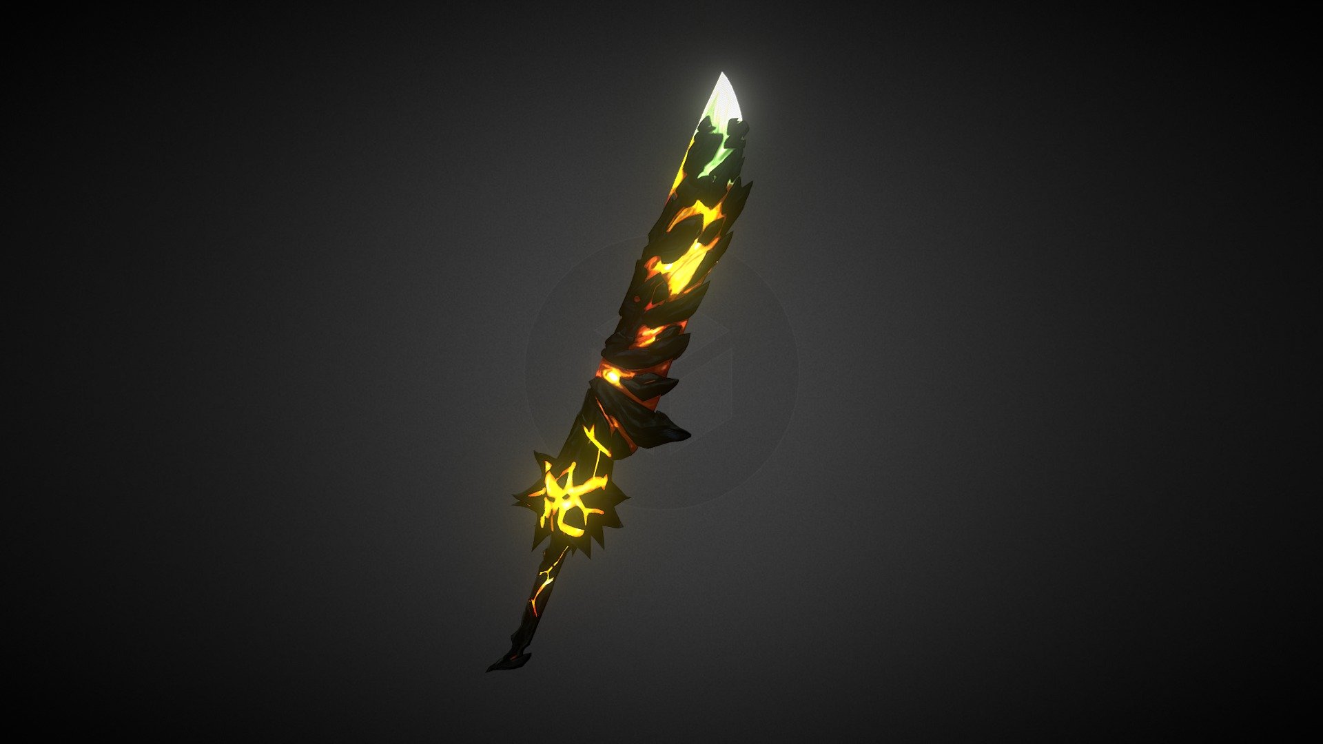 Volcanic Greatsword - 3D model by Yatta (@YattaGD) [0c93cb0] - Sketchfab