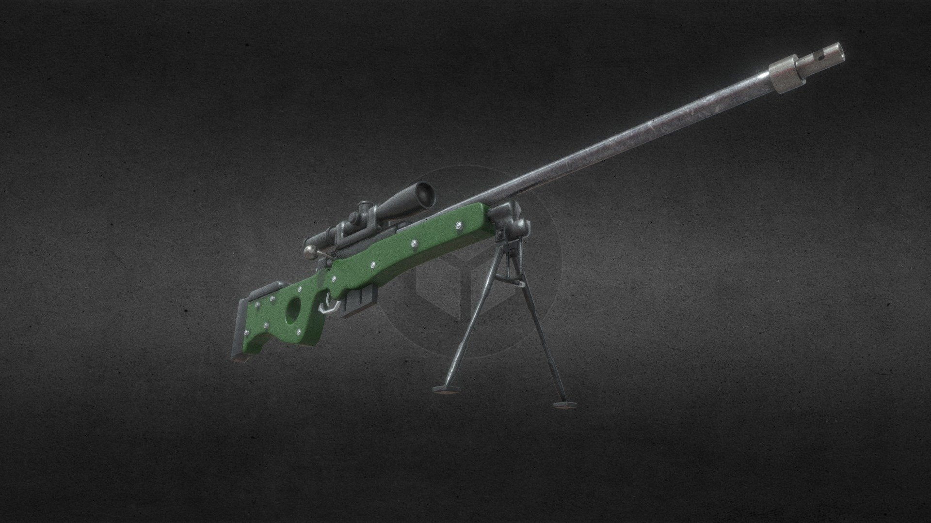 AWM Sniper Weapon - Download Free 3D model by mbooo1 [0c969e3] - Sketchfab
