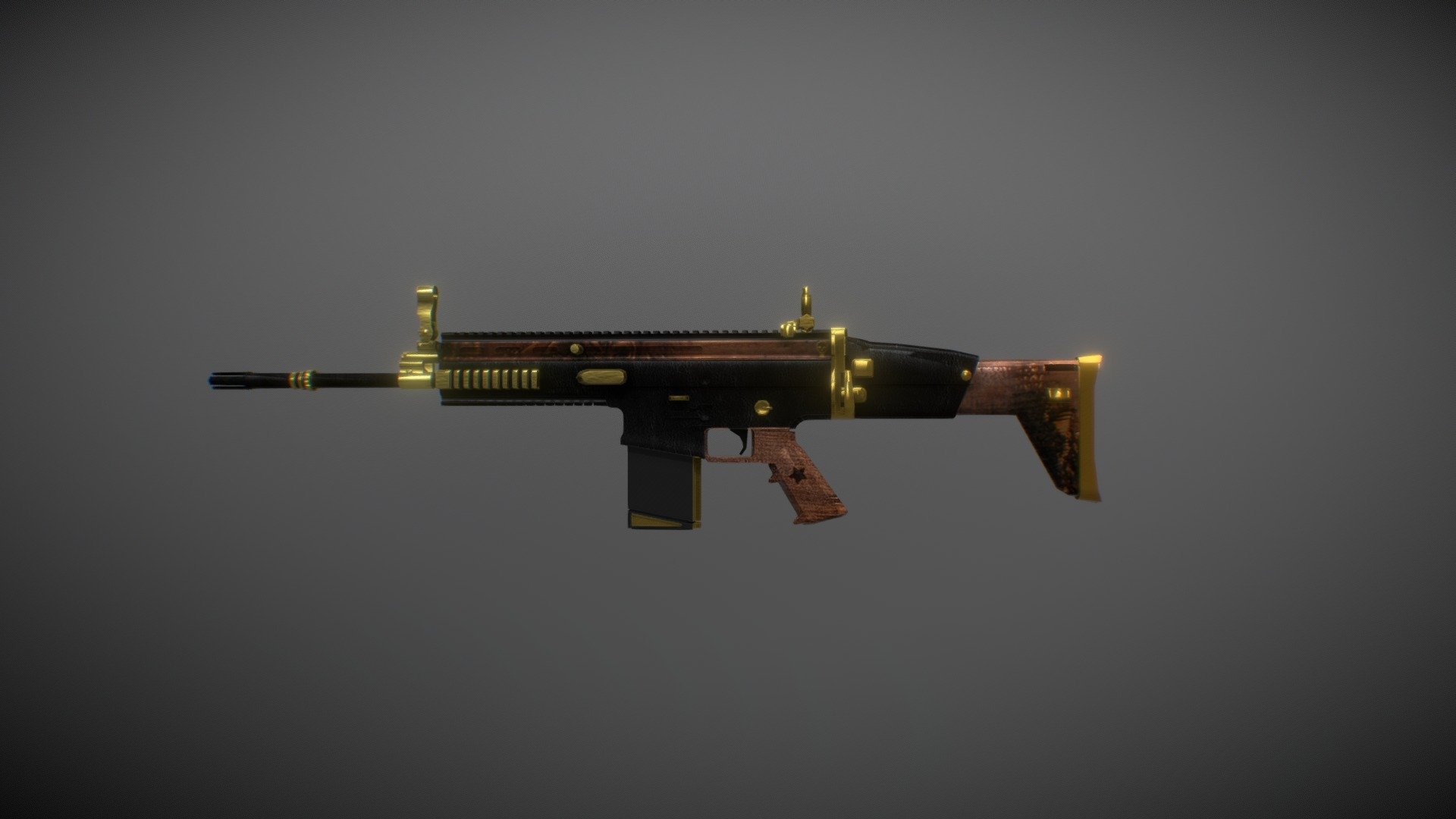 SCAR-H | LORD - 3D model by vnci [0c9785f] - Sketchfab