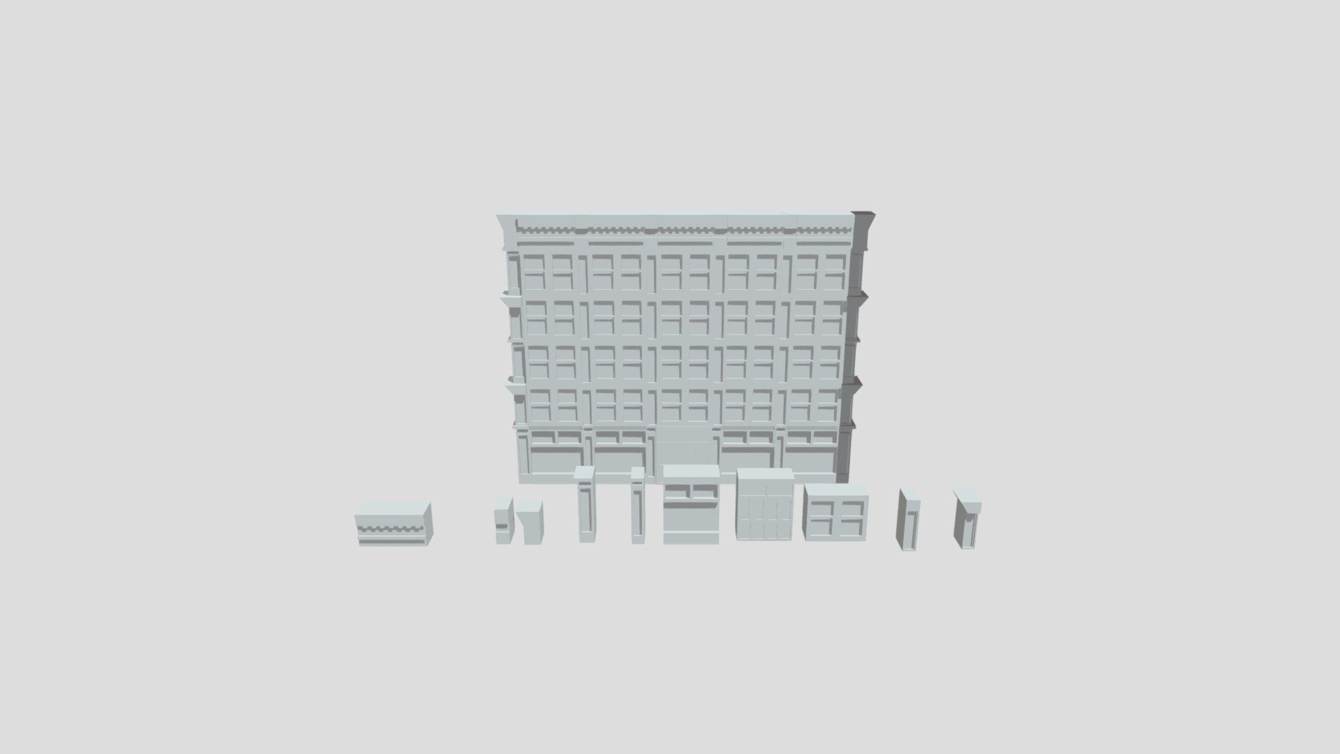 Modular Building - Download Free 3D model by Jharlan7 [0c97b4a] - Sketchfab