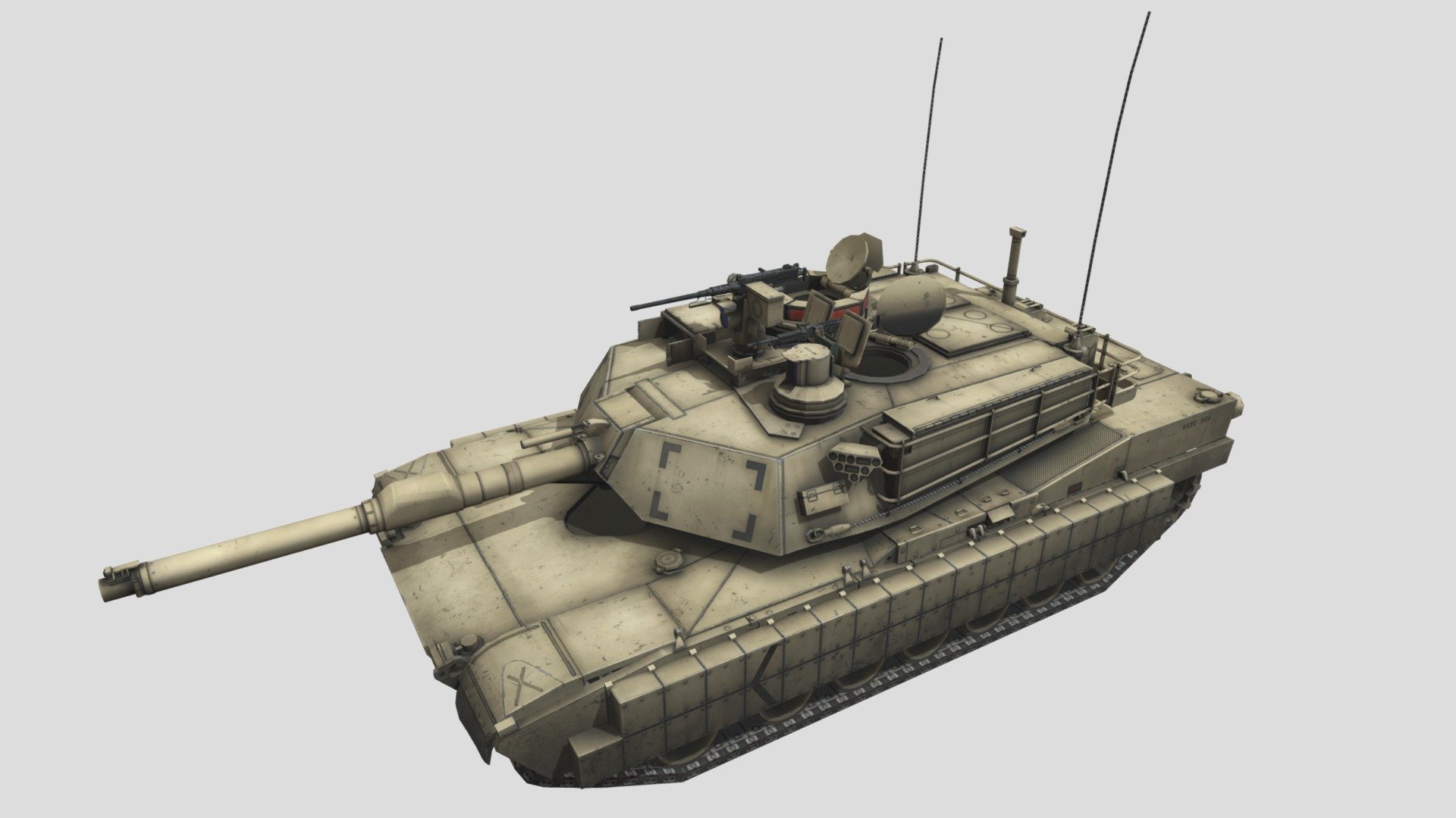 M1A2 Abrams TUSK - Download Free 3D model by Ank501 [0c989c5] - Sketchfab