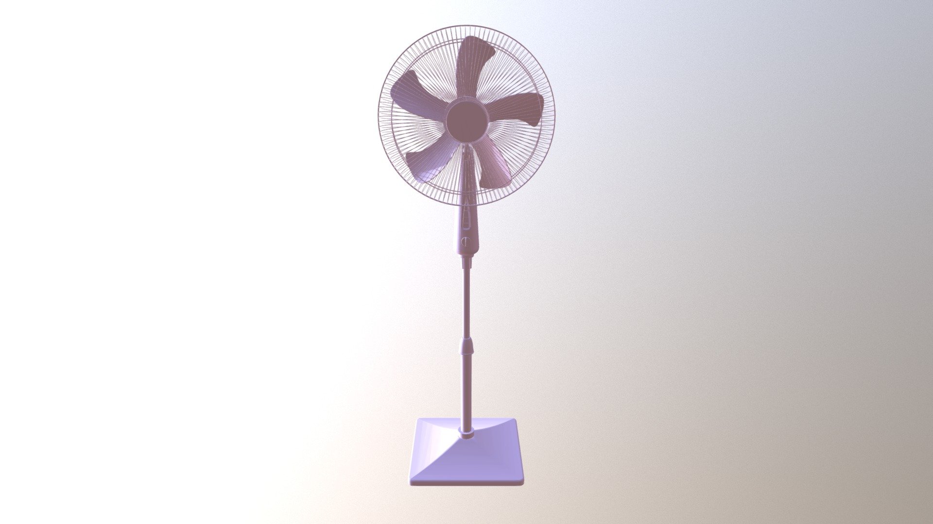 Basic Electric Fan - 3D model by nafit (@nafit34) [0c98caa] - Sketchfab