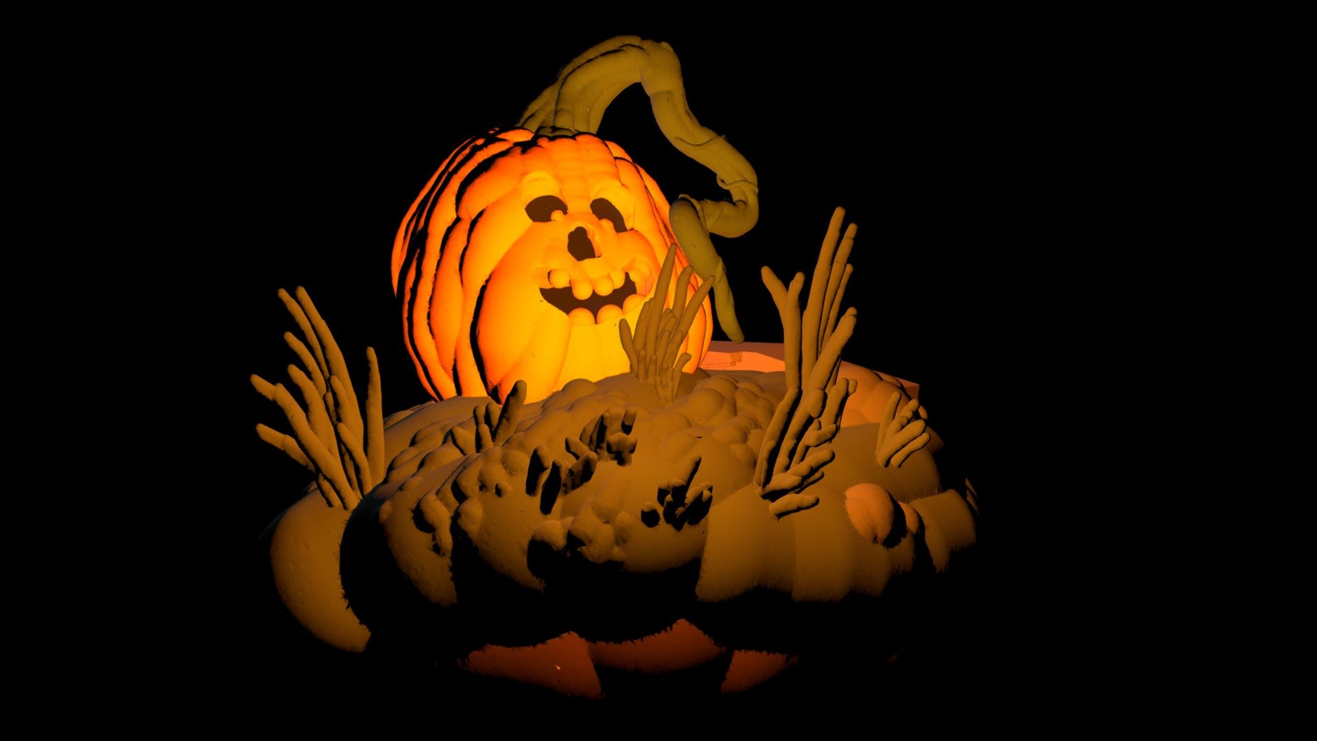 FG Pumpkin Place - 3D model by DIM_SUV [0c99327] - Sketchfab