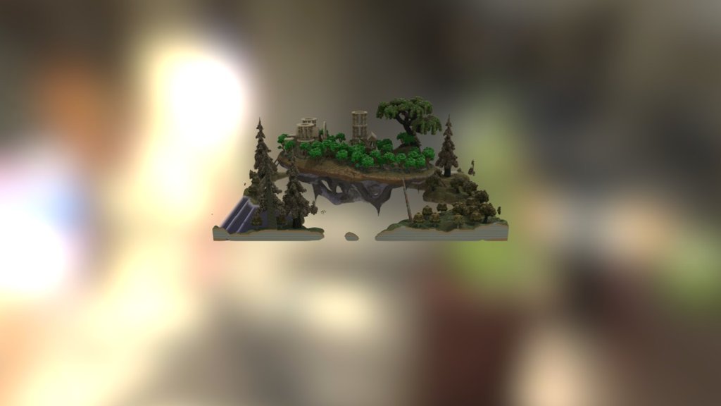 SkyBlock Spawn - 3D model by domino61 [0c9a869] - Sketchfab