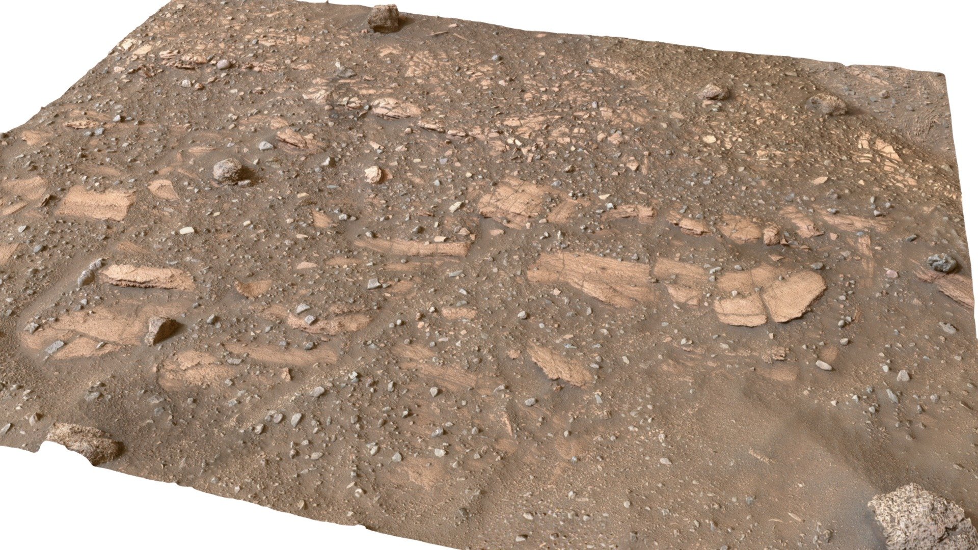 M2020 ZCAM -- Rose River Falls, Sol 449 - Download Free 3D model by ...