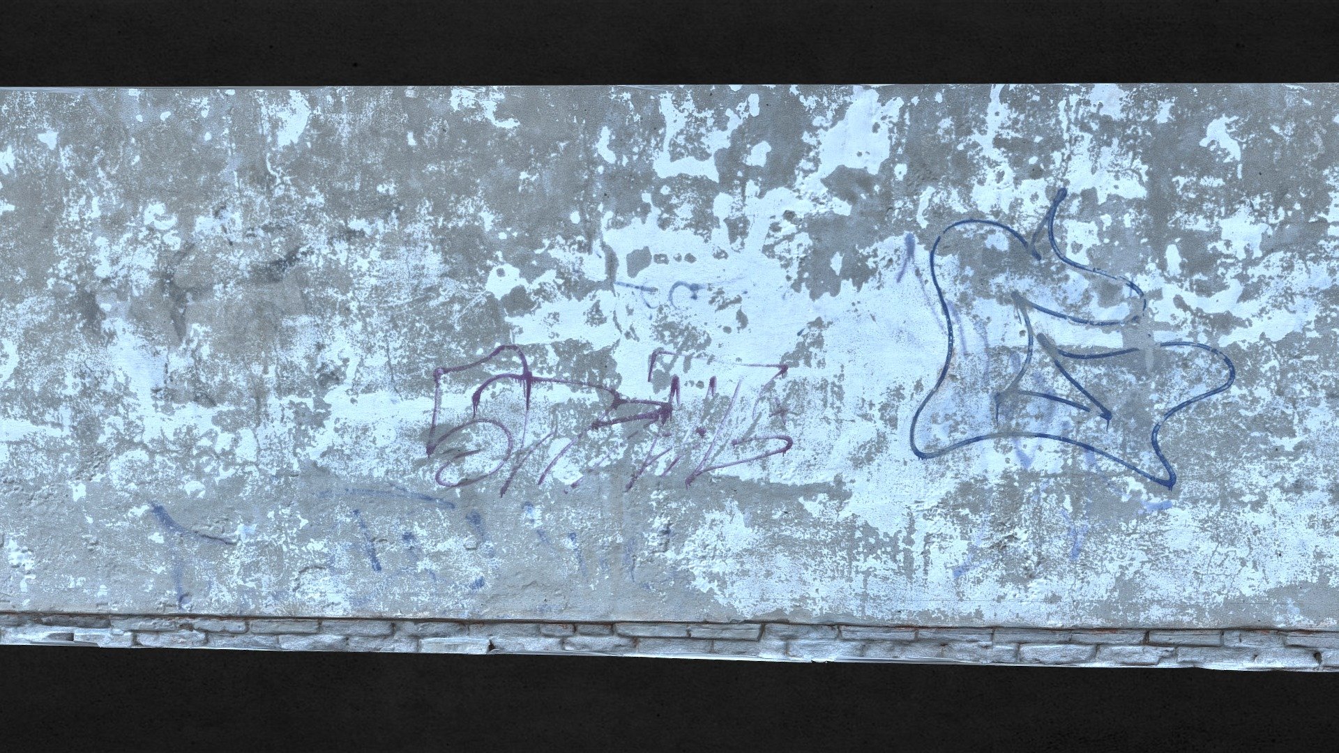 Scratched Wall graffiti - 3D model by Tomhaj [0c9b94f] - Sketchfab