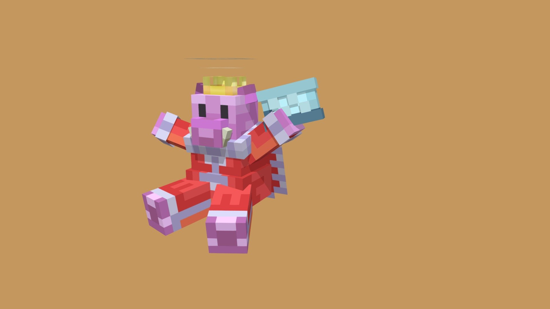 Technoblade puppet - 3D model by MagicMaan [0c9e484] - Sketchfab