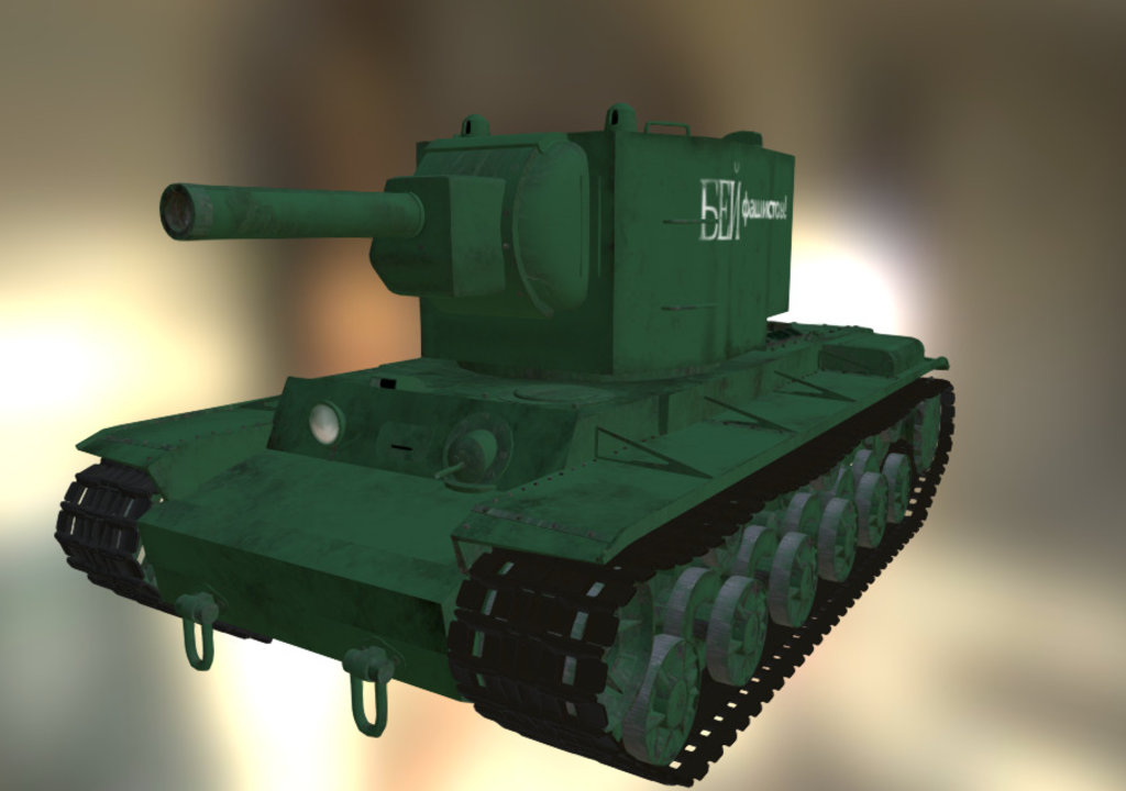 Heavy Tank KV-2 - 3D model by mitaninmaru [0c9ea4e] - Sketchfab