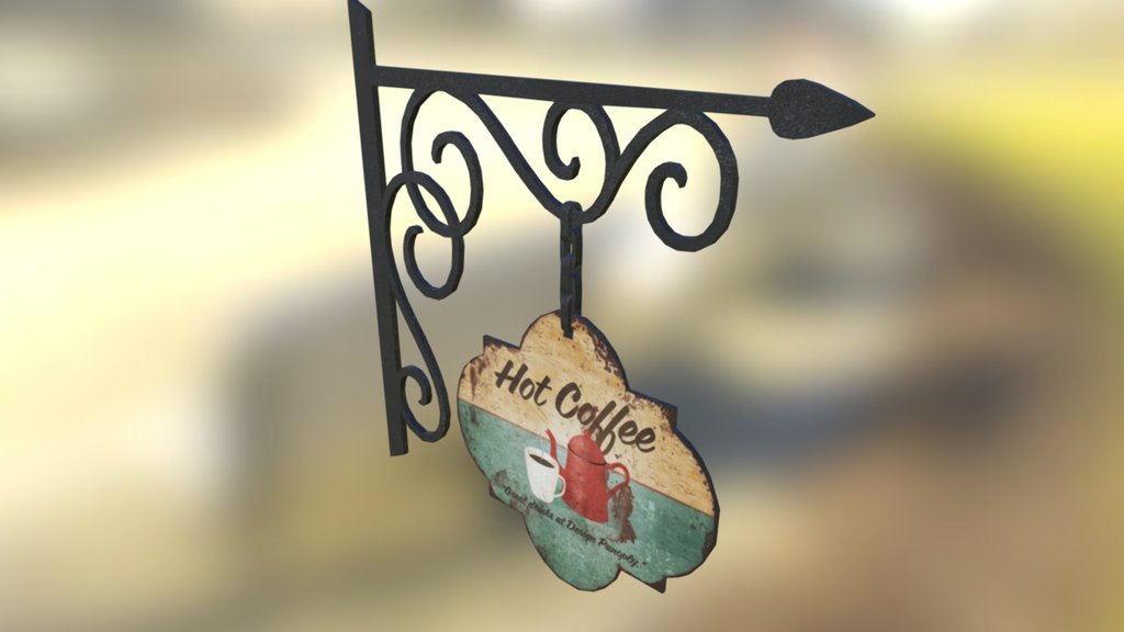 Sign Board 1 - 3D model by IUDAV [0ca09db] - Sketchfab