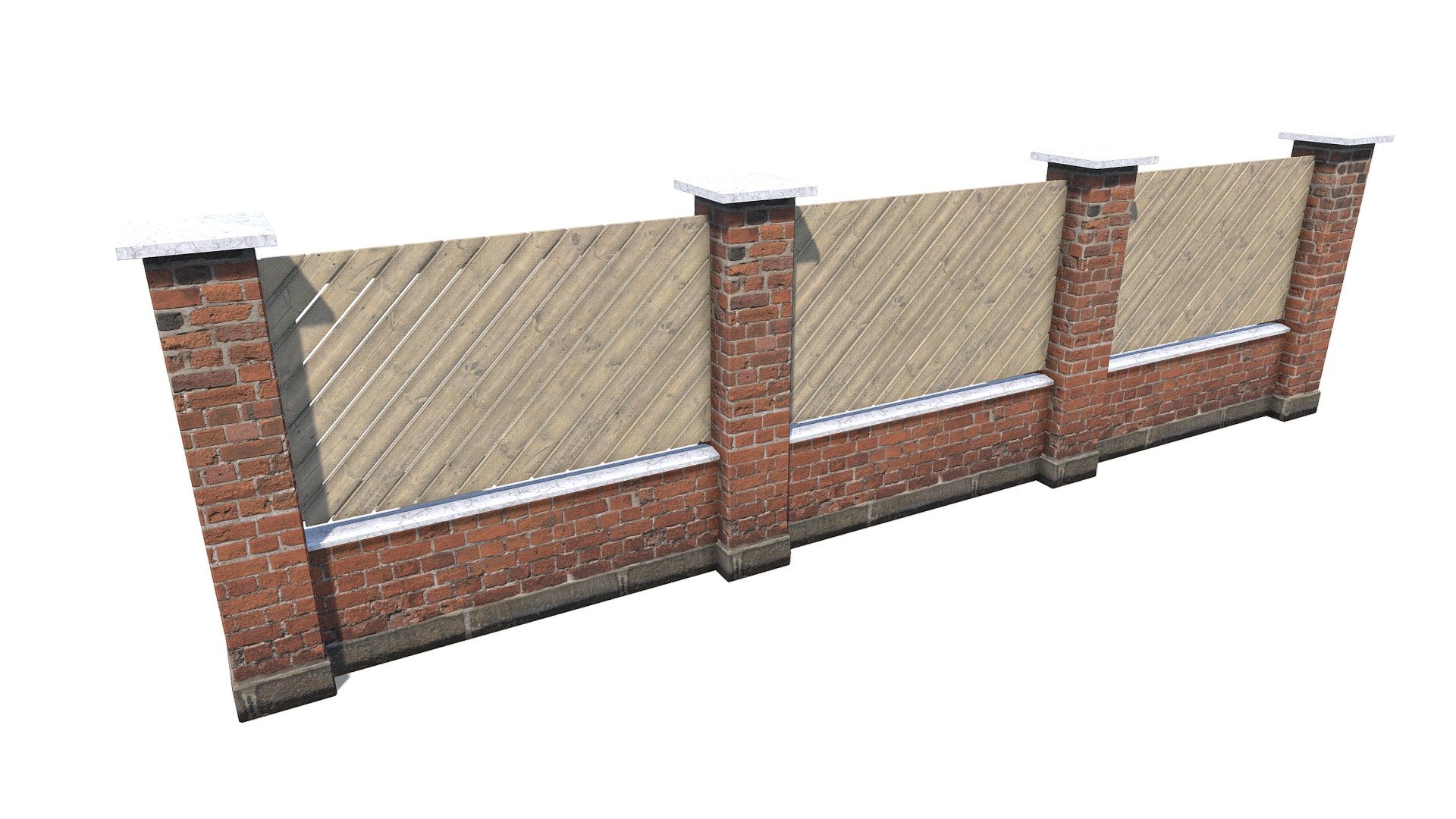 Modular Garden Wall - Buy Royalty Free 3D model by Studio Lab ...