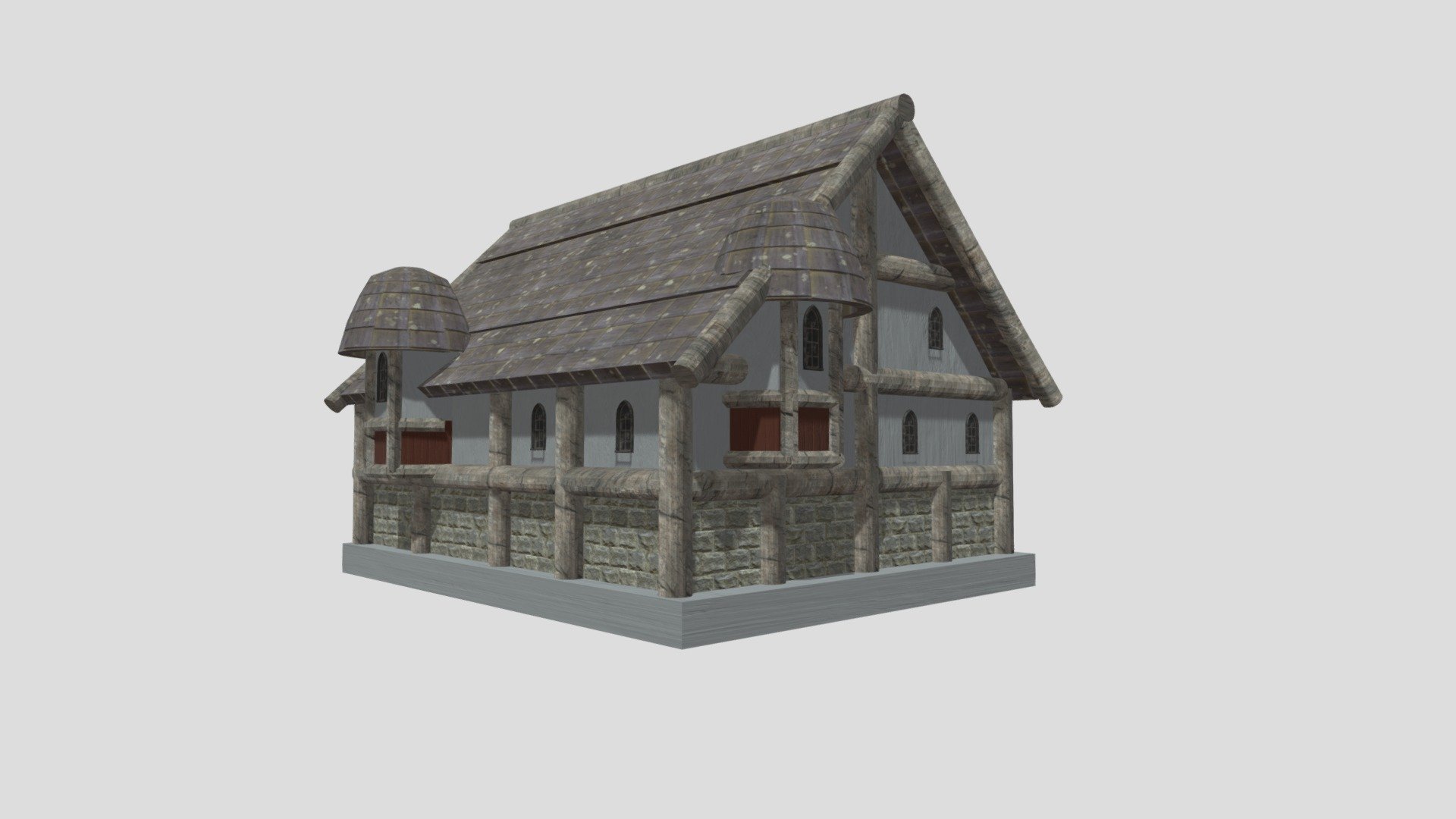 Medieval House - Download Free 3D model by ItsGamertor [0ca224c ...