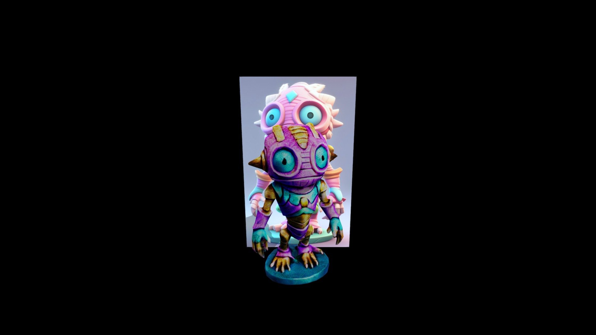 toy figurine of a cartoon character. It feature - Download Free 3D ...
