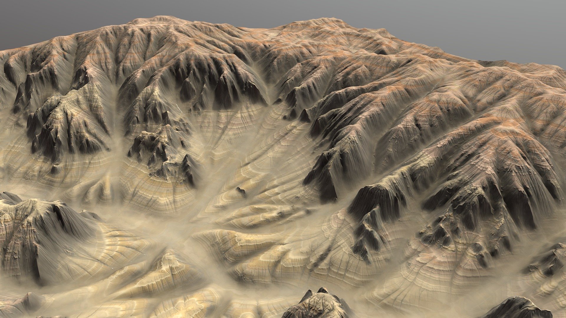 Red Sculpted Plains - Terrain - Download Free 3D model by artfromheath ...