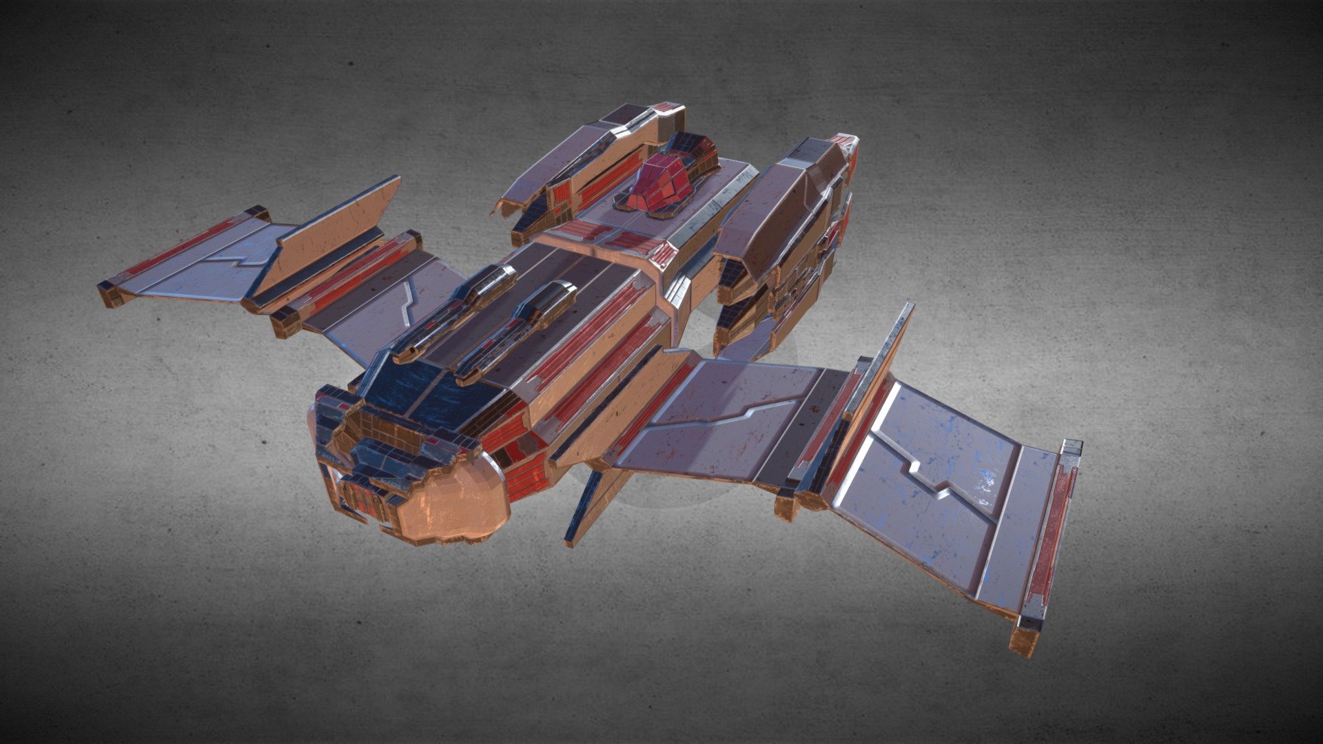 Space figher - 3D model by bull-1 [0ca6805] - Sketchfab