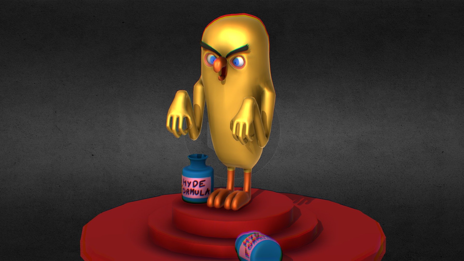 Tweety-hyde - Download Free 3D model by juandiezgo [0ca74c4] - Sketchfab