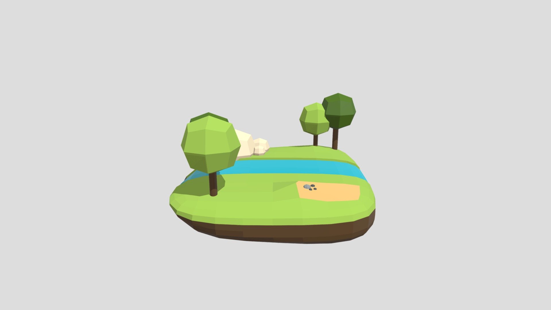 Simple Low Poly Forest - Download Free 3D model by NZT (@nazeehfazal ...
