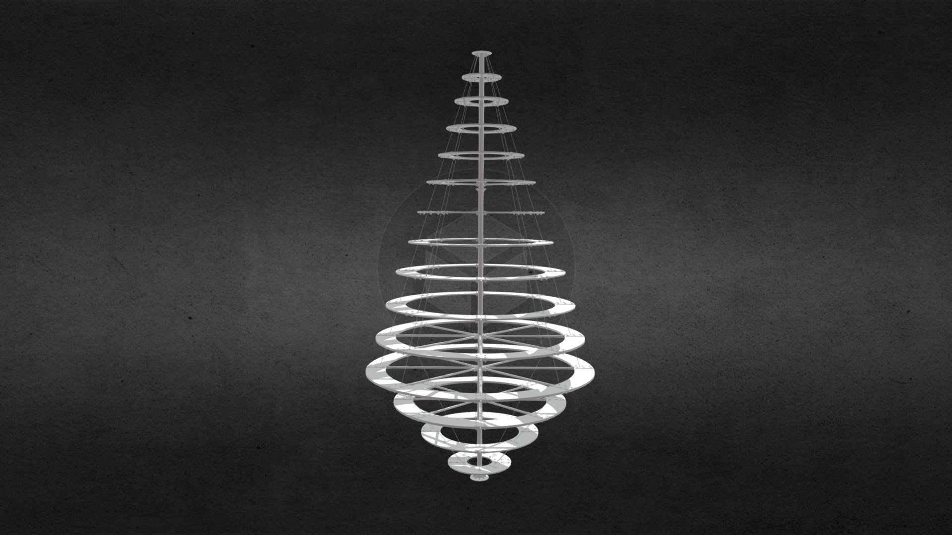 1014 - ÁRVORE SUSPENSA DE NATAL BRA 2022 - 3D model by engenharia ...