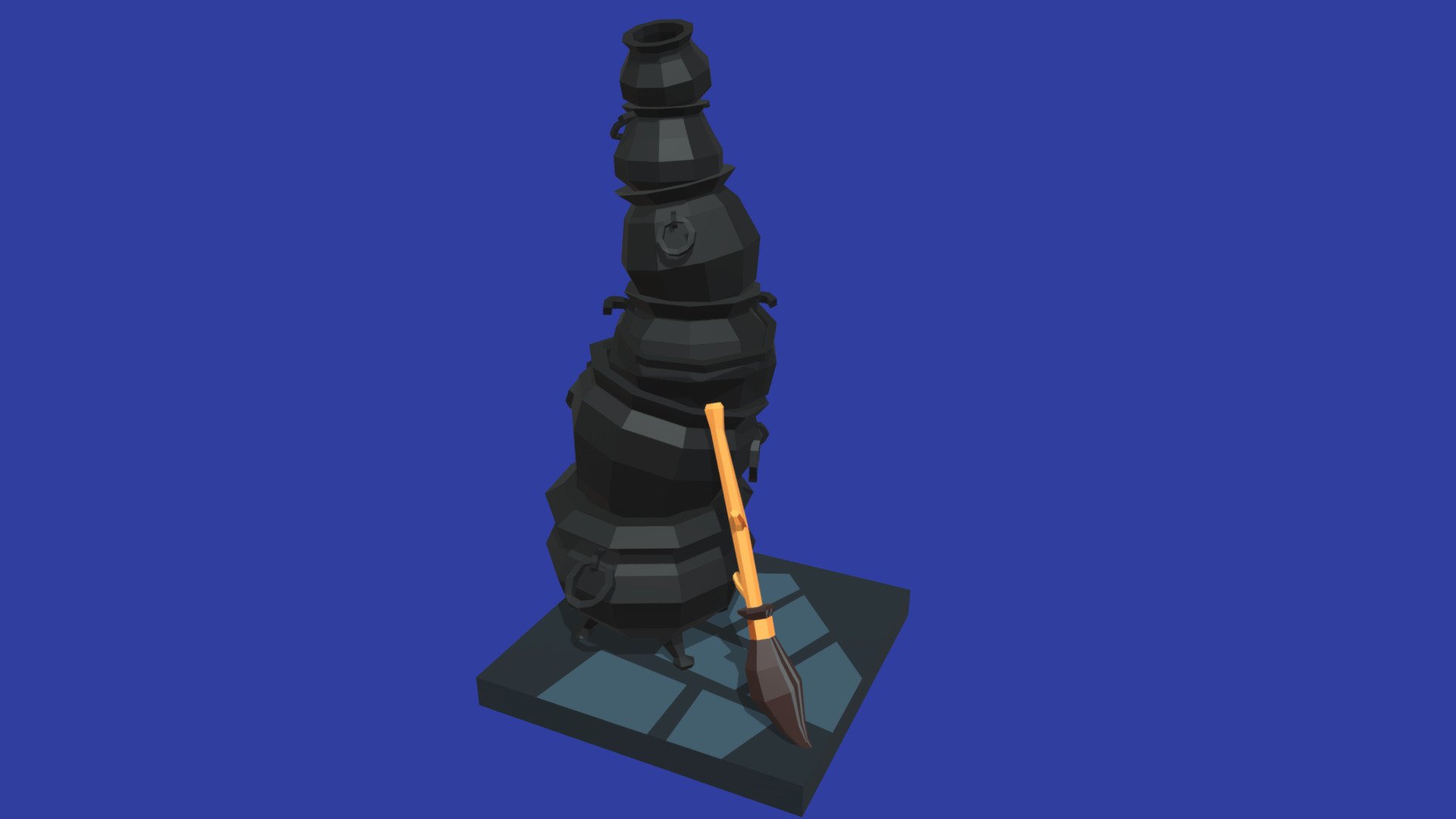 Stacked Cauldrons - Download Free 3D model by djcarson [0cac704 ...